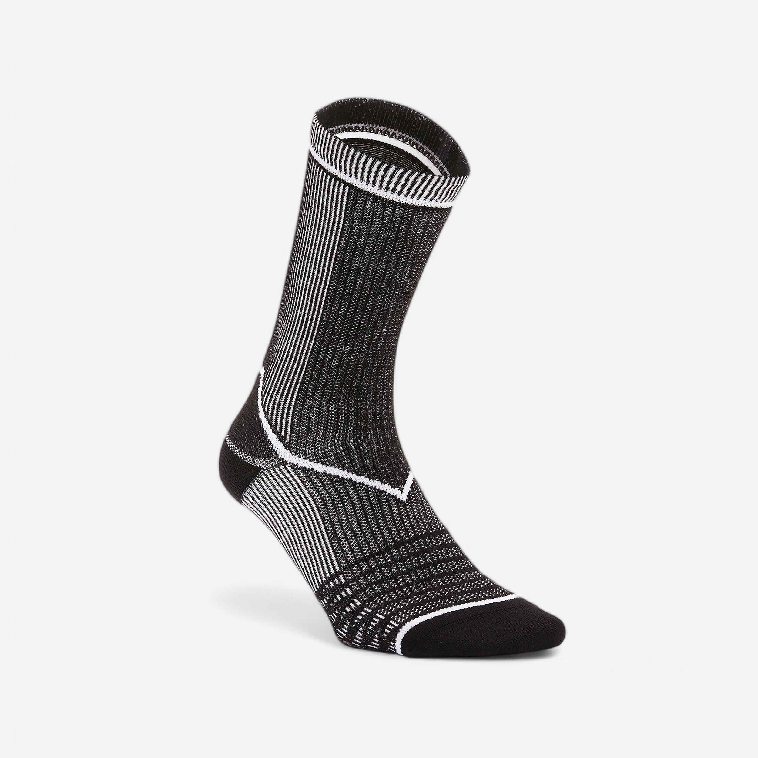 Cross Training Socks - Black DOMYOS | Decathlon