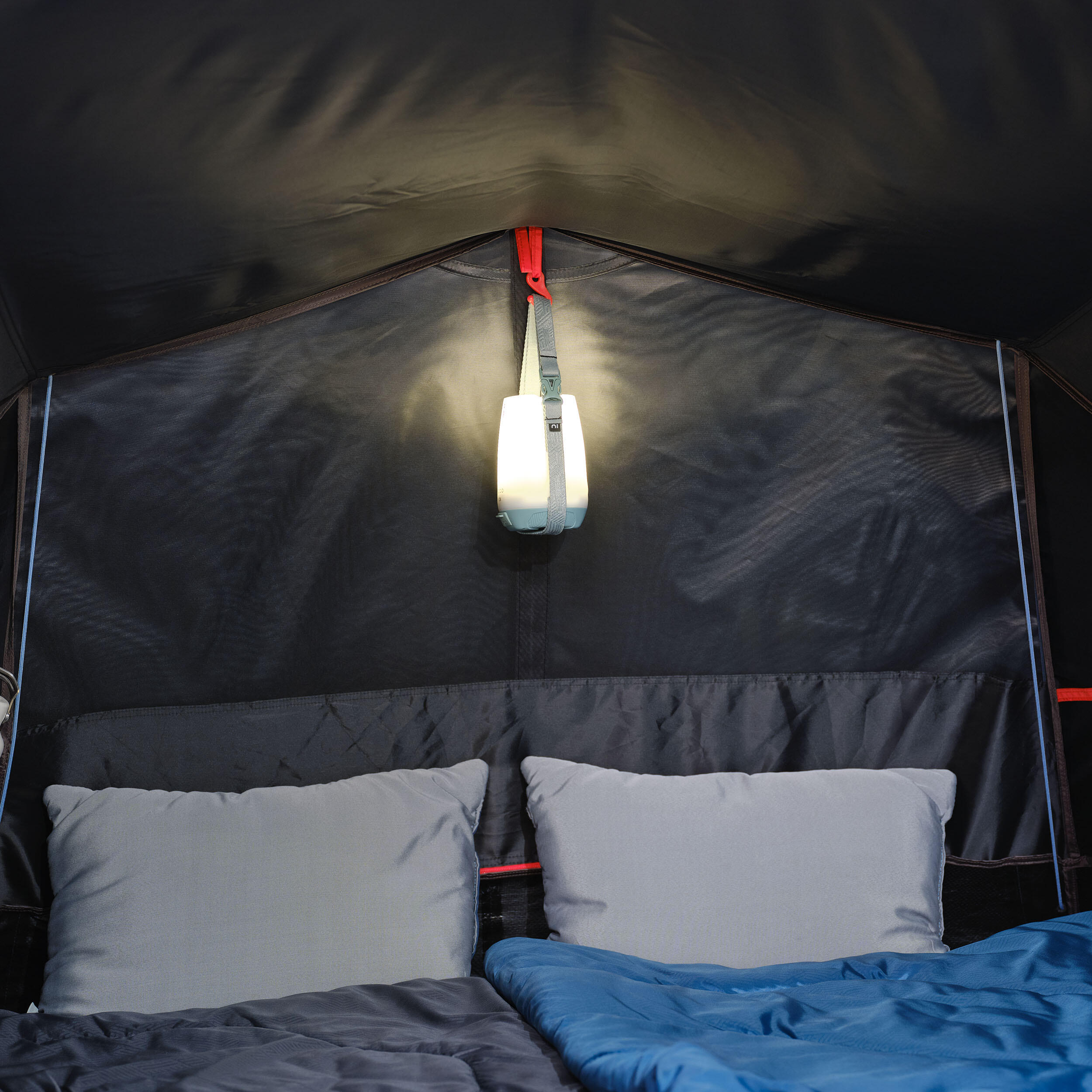 Carpa para camping 2 plazas Quechua 2 Seconds Fresh & Black - Decathlon