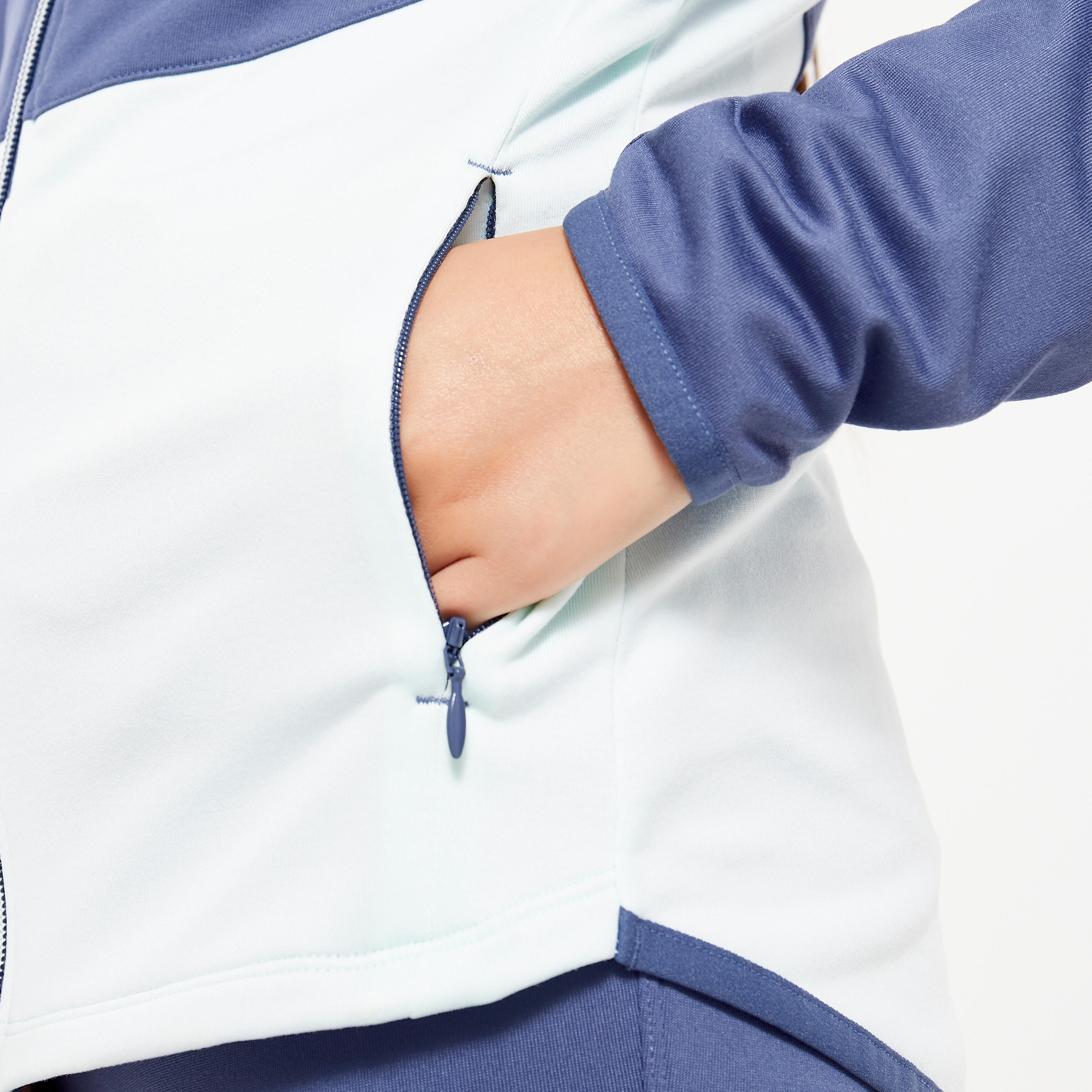 Kids’ Tracksuit - S 500 - Comet blue, Light jade - Decathlon - Decathlon