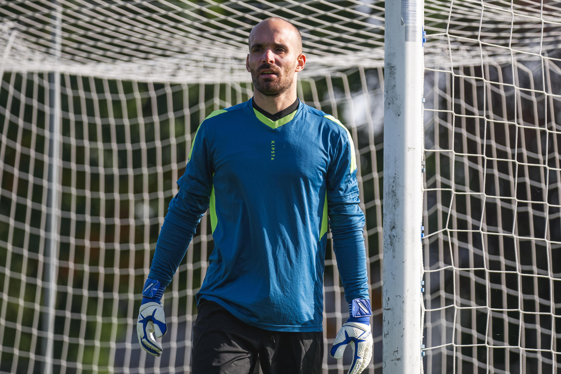 Adult Goalkeeper Shirt F500 - Blue