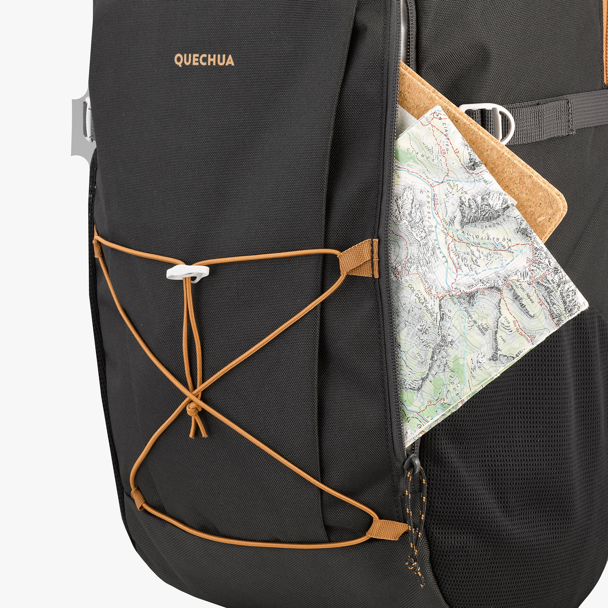 Sac à dos de randonnée 30 L – NH 100 - Noir Fum - Quechua - Décathlon