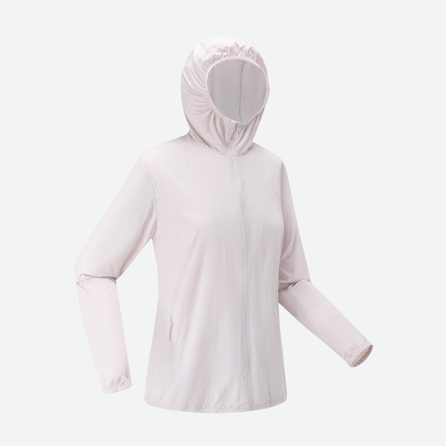Women's Mountan Hiking Anti-UV Jacket - Light Grey