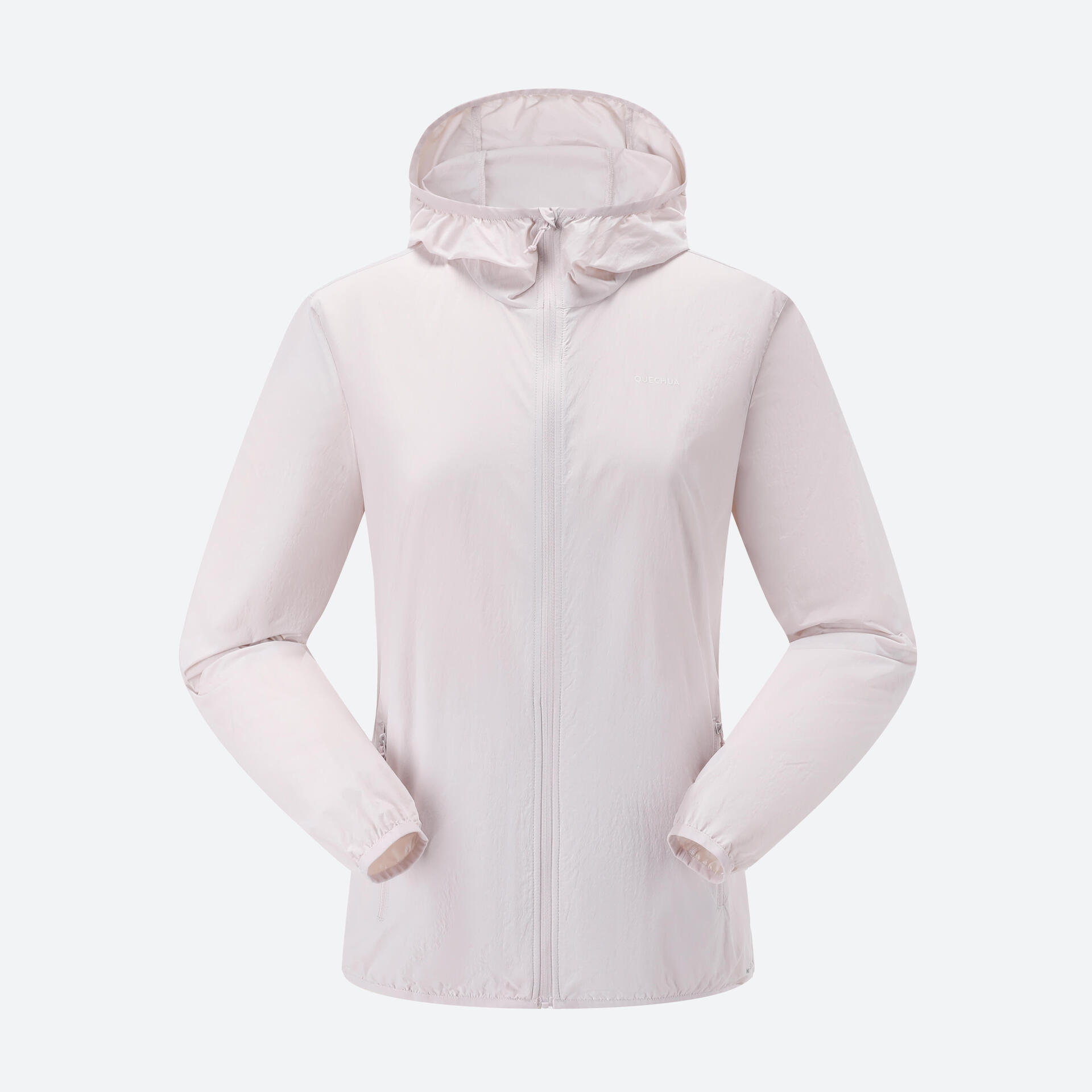 Áo khoác leo núi nữ chống tia UV - Helium 100 tím nhạt