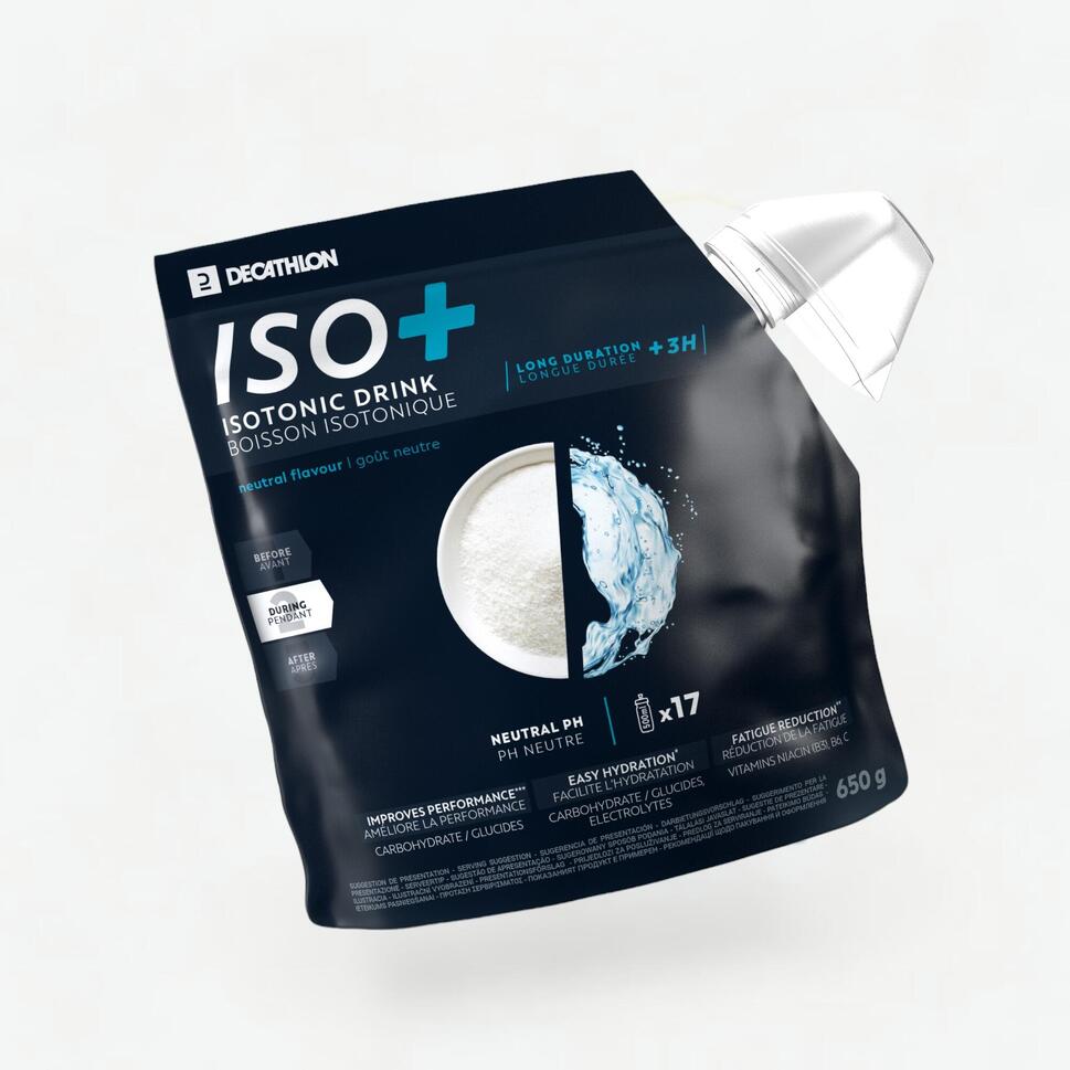 Boisson isotonique poudre ISO+ neutre 650g | Decathlon