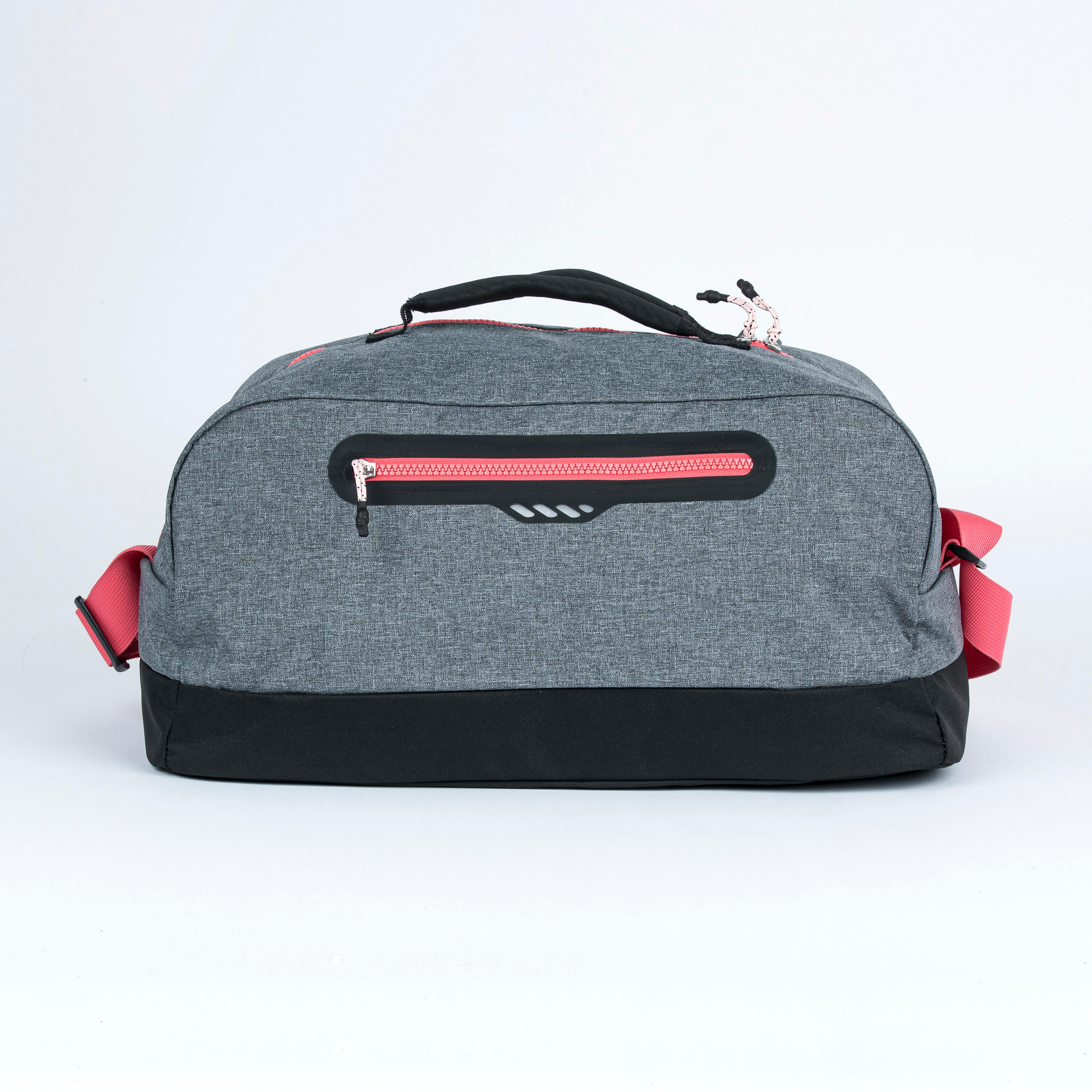 Pool bag duffle bag 27L 3 compartments, grey pink - Decathlon