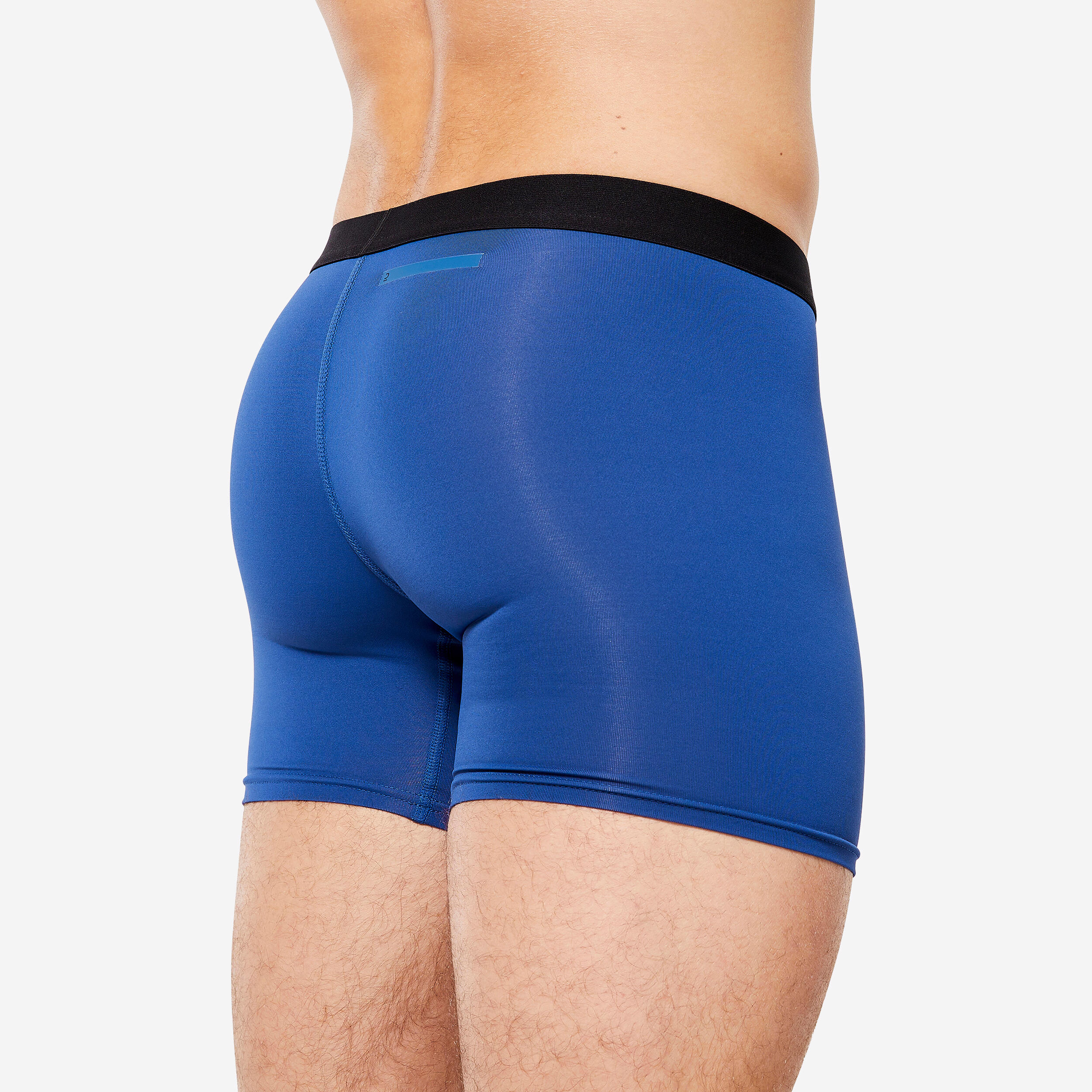 Men's Breathable Microfibre Boxers Tri-Pack - Dark Blue/Blue/Khaki ...