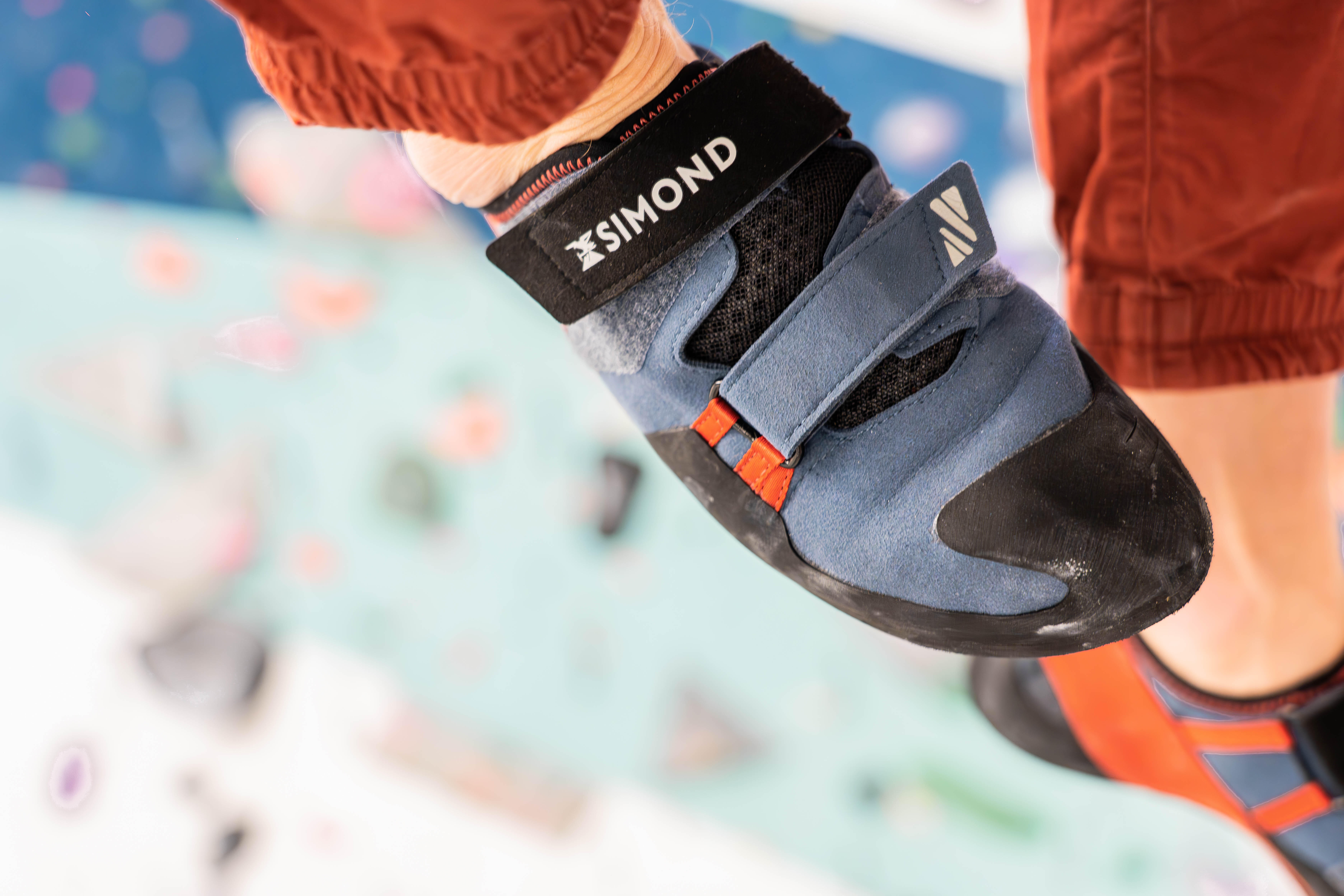 Men's Climbing Shoes - Vertika Grey/Red - Hurricane blue, Brick red ...