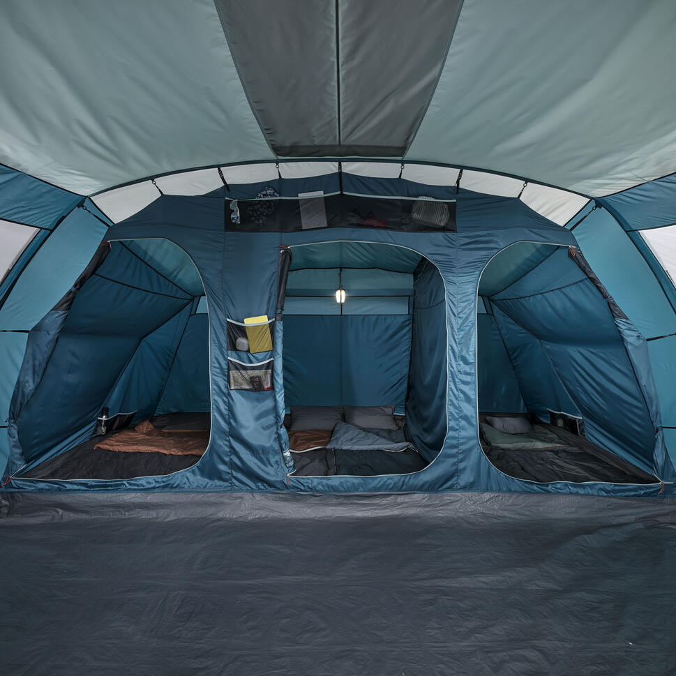 Camping hoop tent - Arpenaz 6.3 - 6-Person - 3 Rooms QUECHUA | Decathlon
