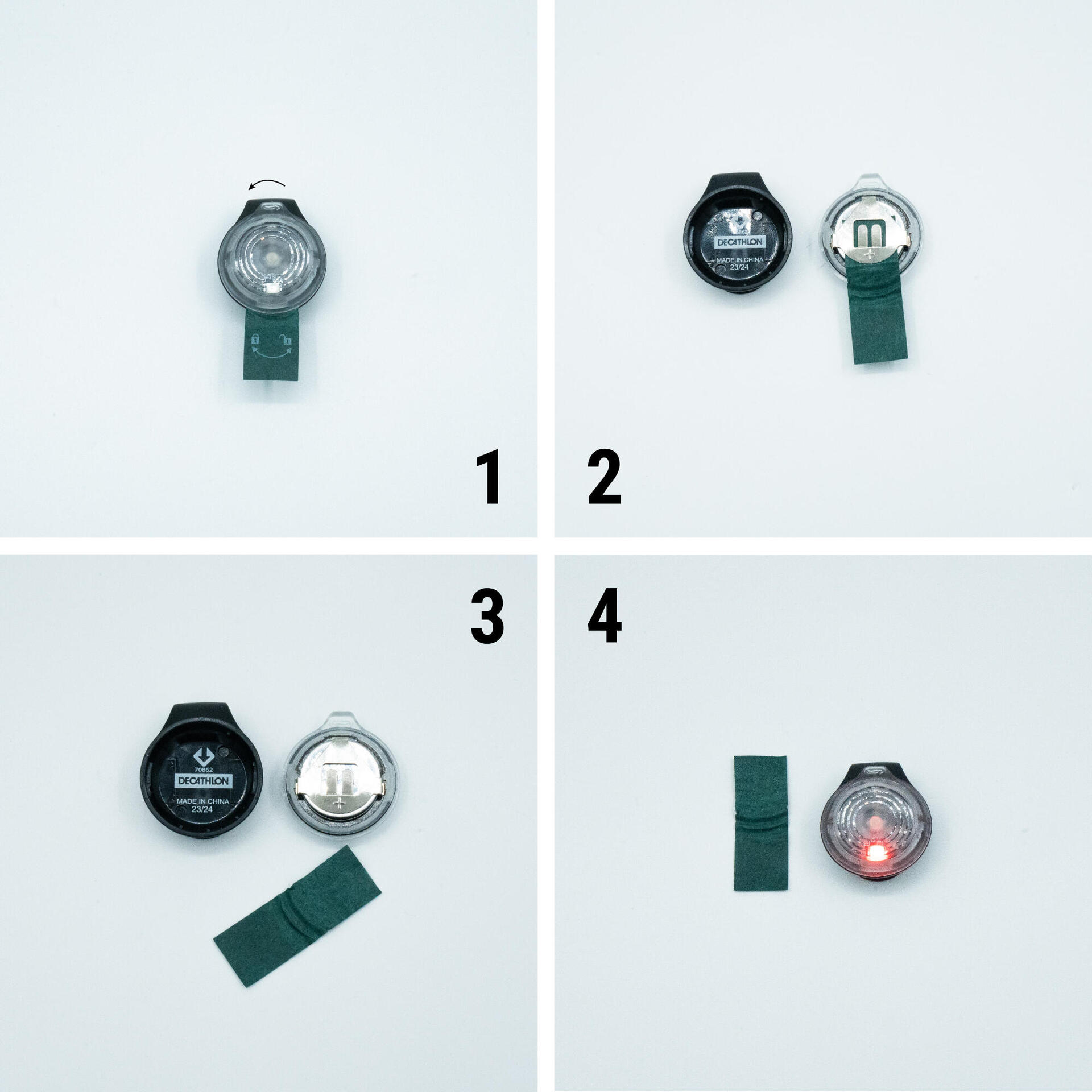 Kinetic Motion Running LED Flash Light