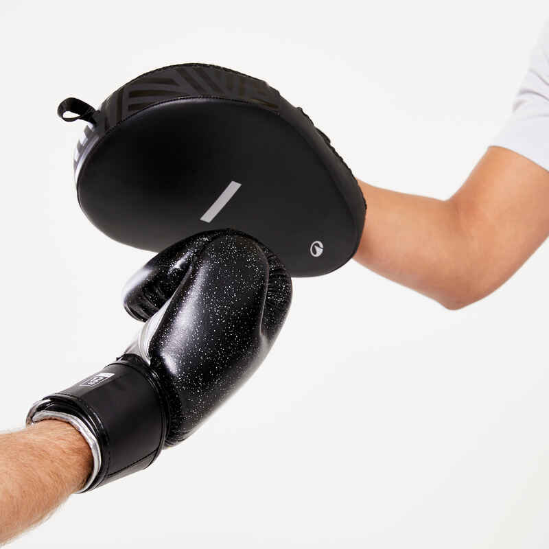 Manoplas de box curvas con correas de ajuste - Decathlon