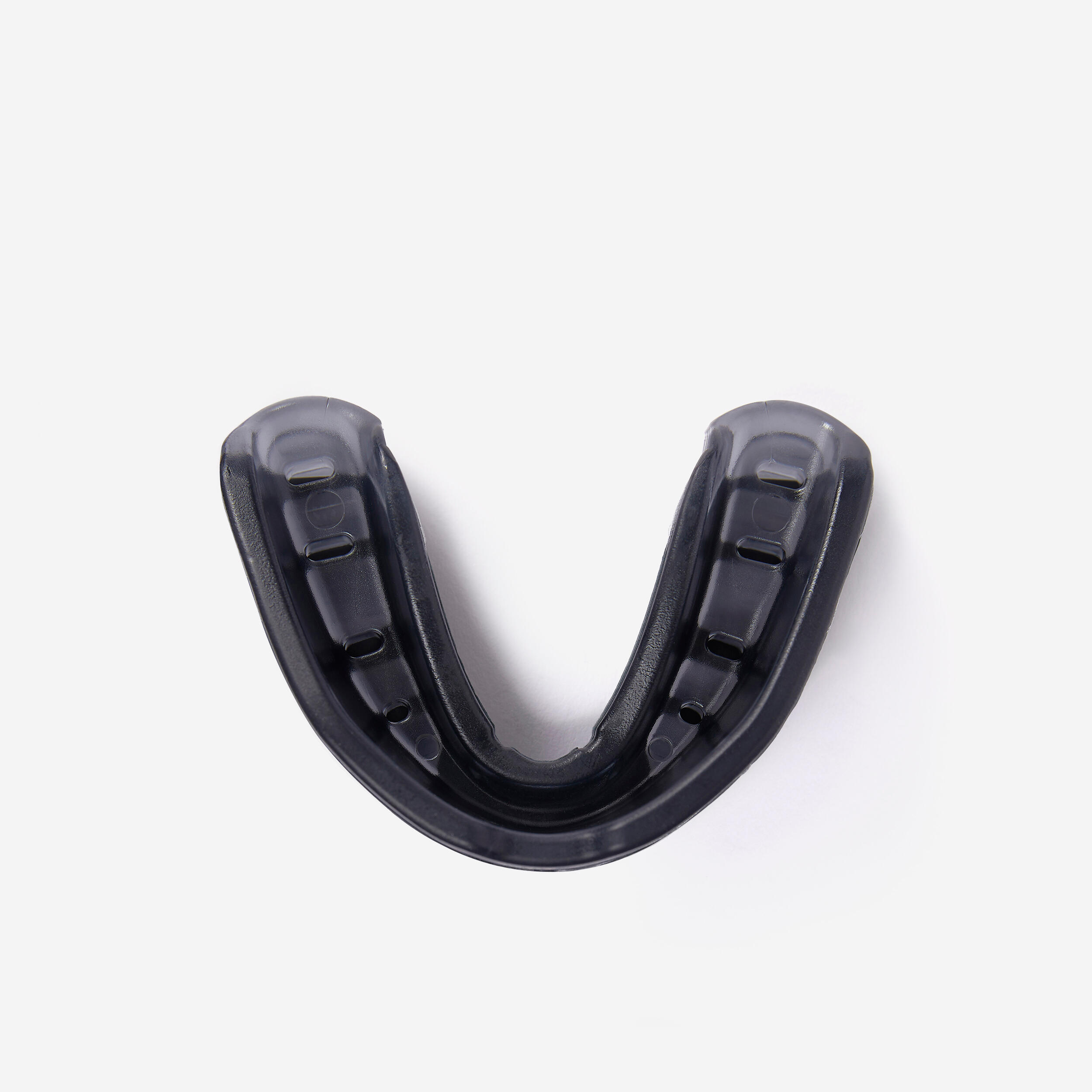Heat-Moulded Dual-Density Boxing Mouthguard – 500 - smoked black ...