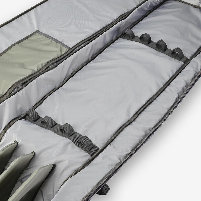 CAPERLAN - Husă cu pereți flexibili pescuit la feeder 1,90m Soft Rodbag ...