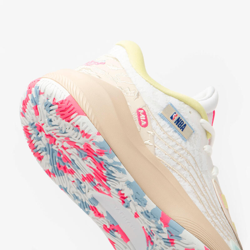 Buty do koszykówki dla mężczyzn i kobiet Tarmak NBA Lakers Fast 900 Low ...