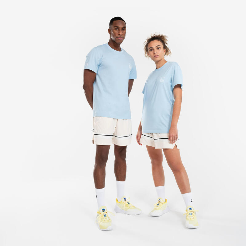 Unisex Basketbol Şortu - Bej - NBA - SH 900 TARMAK - Decathlon