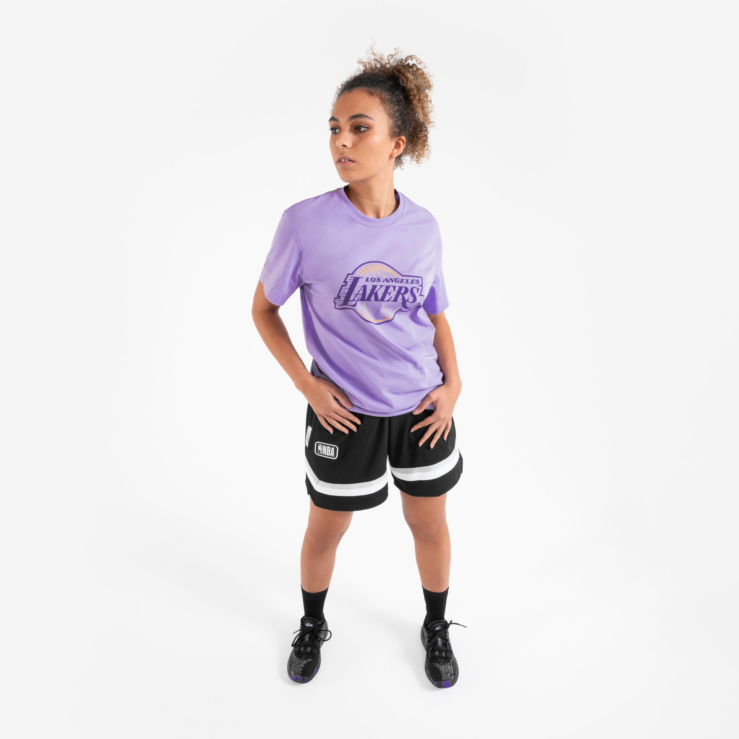 Basketbola T krekls “NBA Lakers 900”, violets - Decathlon