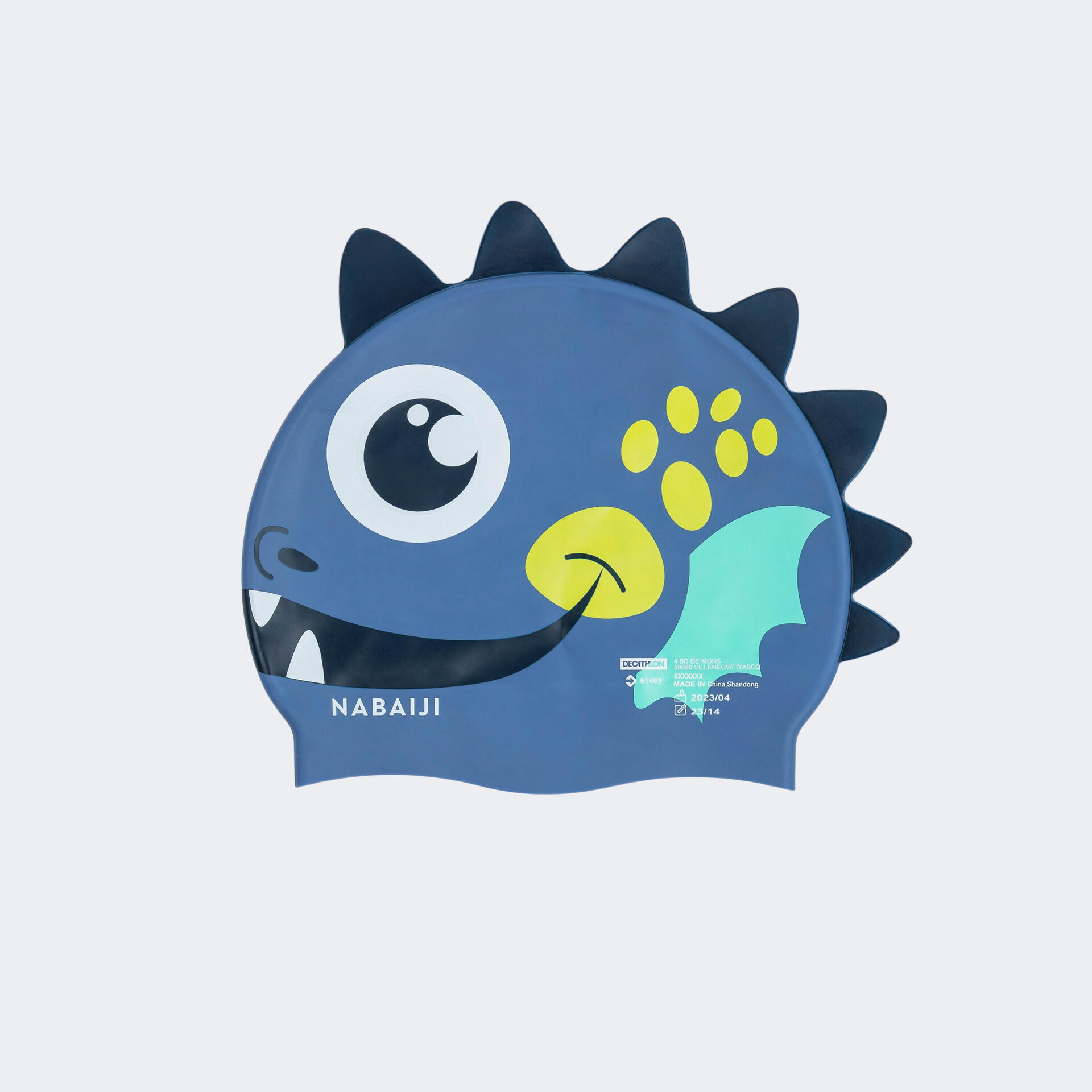 Mũ bơi silicon - 500 vàng/xanh/ họa tiết con rồng