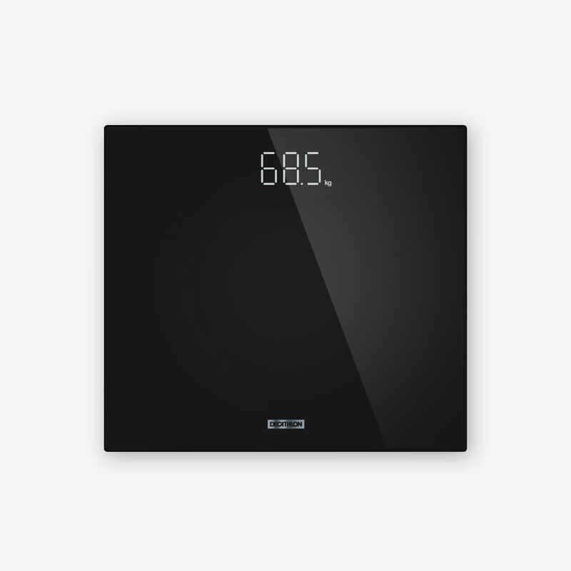 Báscula digital de newfeel scale 100 de vidrio negro