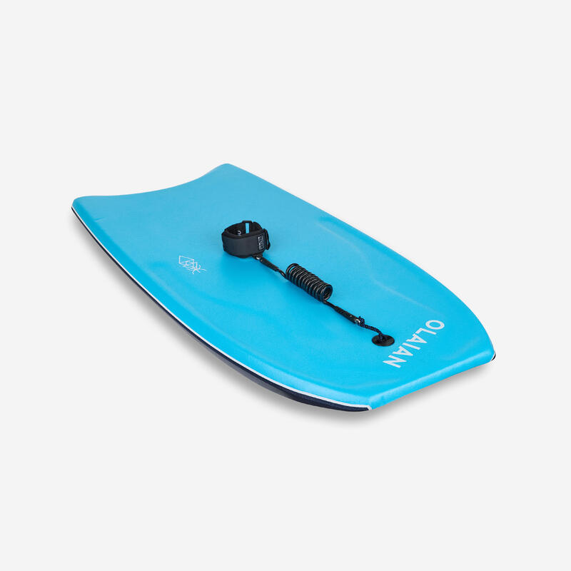 Bodyboard 500 blauw oranje met leash | OLAIAN | Decathlon.nl
