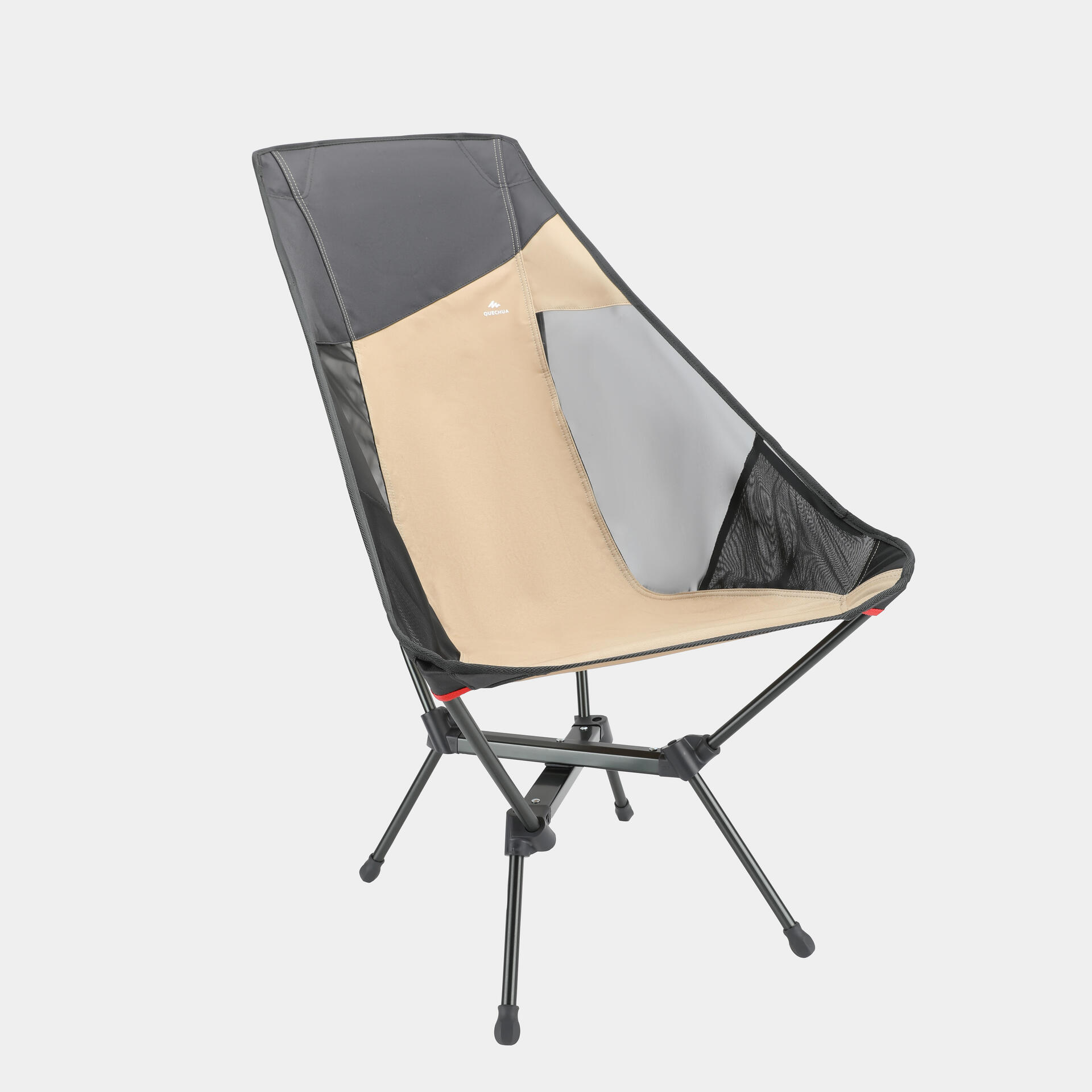 LOW CAMPING CHAIR 500 L - COMPACT AND FOLDABLE