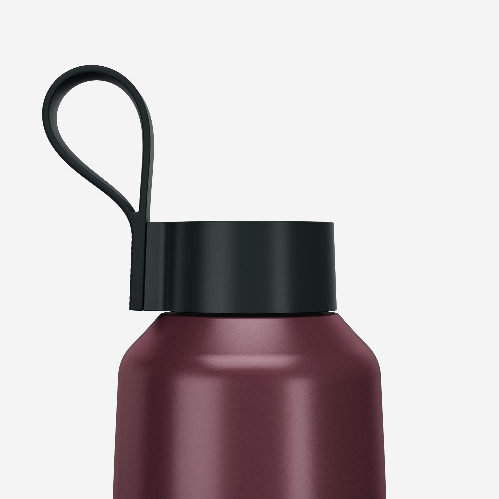 1 L stainless steel Flask 100 with screw cap for hiking - Maroon ...