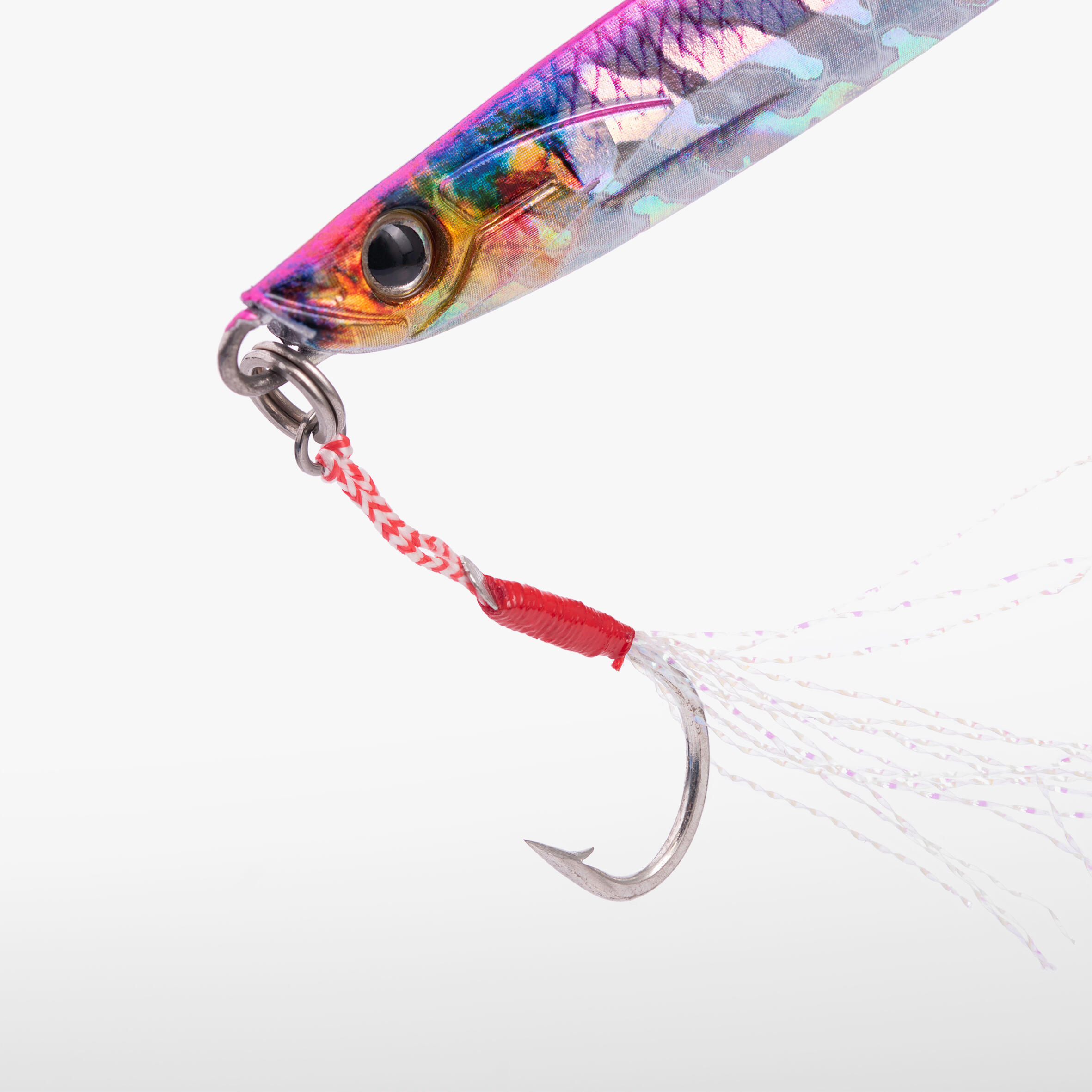 Sea lure fishing casting jig Biastos Assist 60 g Herring pink | Decathlon