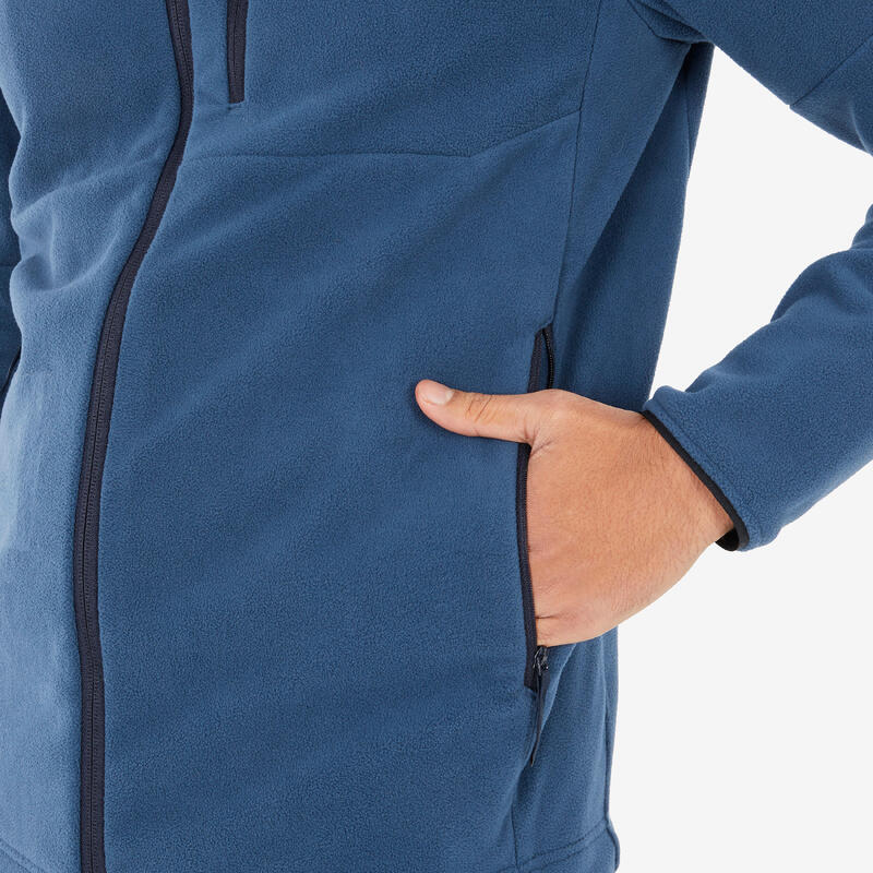 CASACO POLAR DE CAMINHADA MH 500 HOMEM BEGE QUECHUA - Decathlon