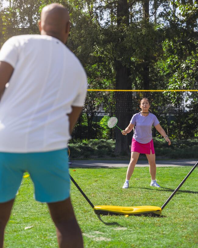 3 M BADMINTON EASY SET PEACOCK BLUE DECATHLON | Decathlon