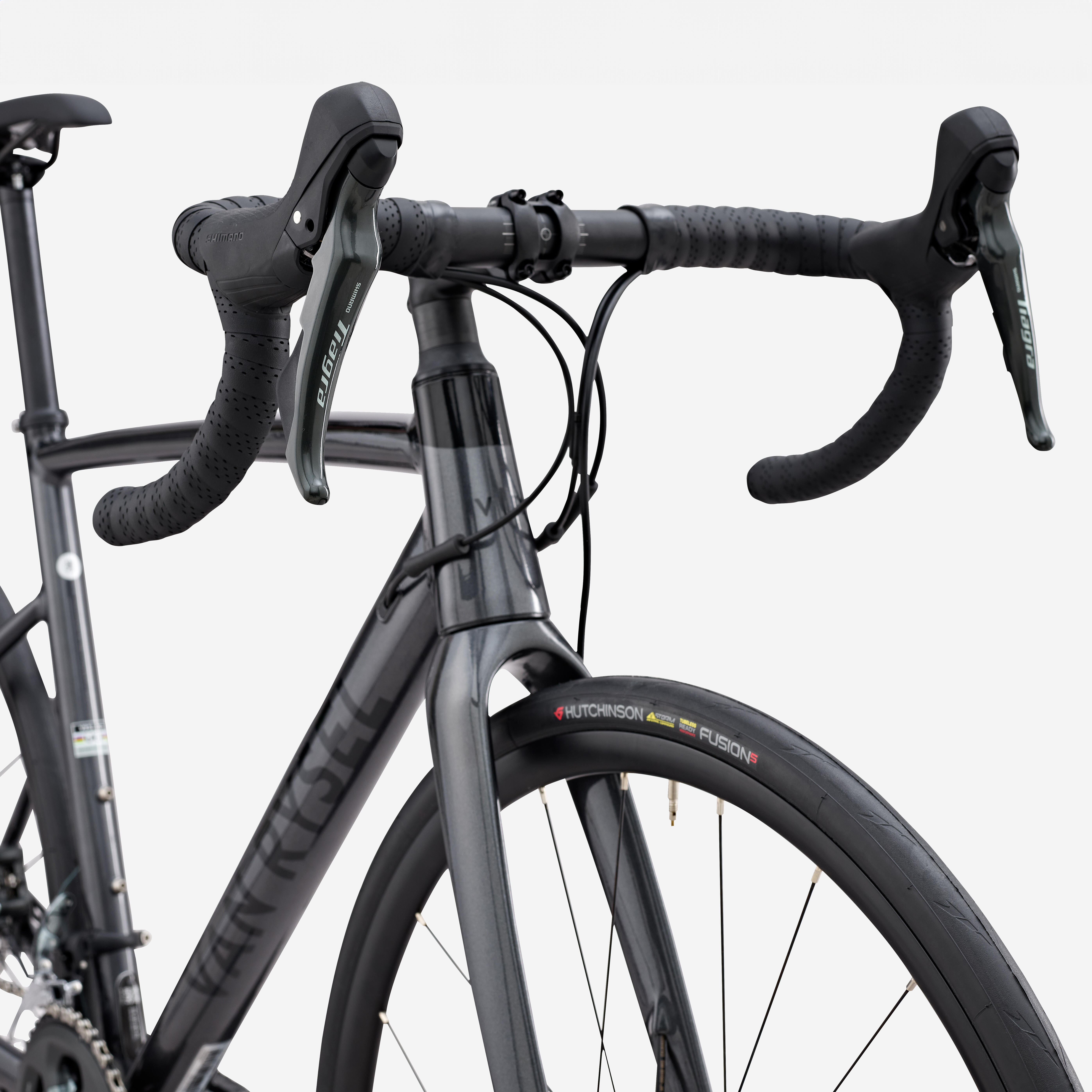 Endurance Road Bike - Shimano Tiagra 2x10-Speed NCR AF - Charcoal grey - Van rysel - Decathlon