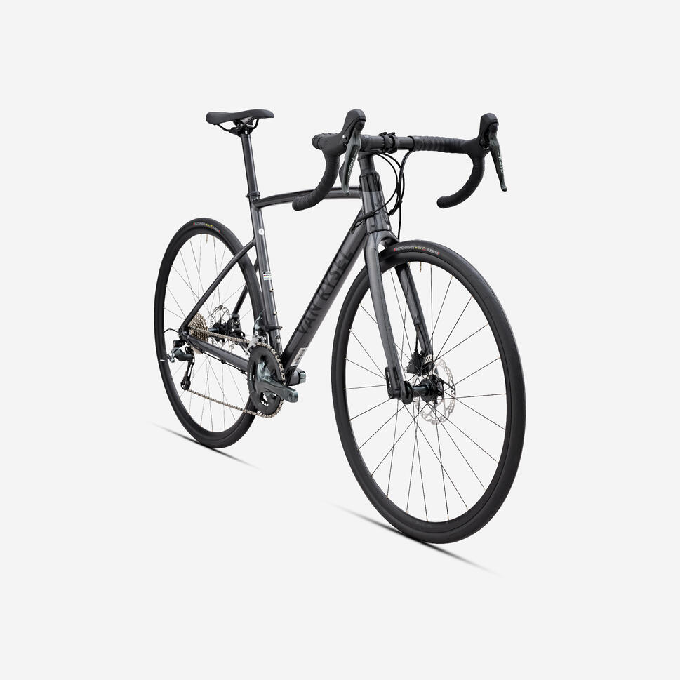Vélo route endurance Shimano Tiagra 2x10V, NCR AF vert VAN RYSEL ...