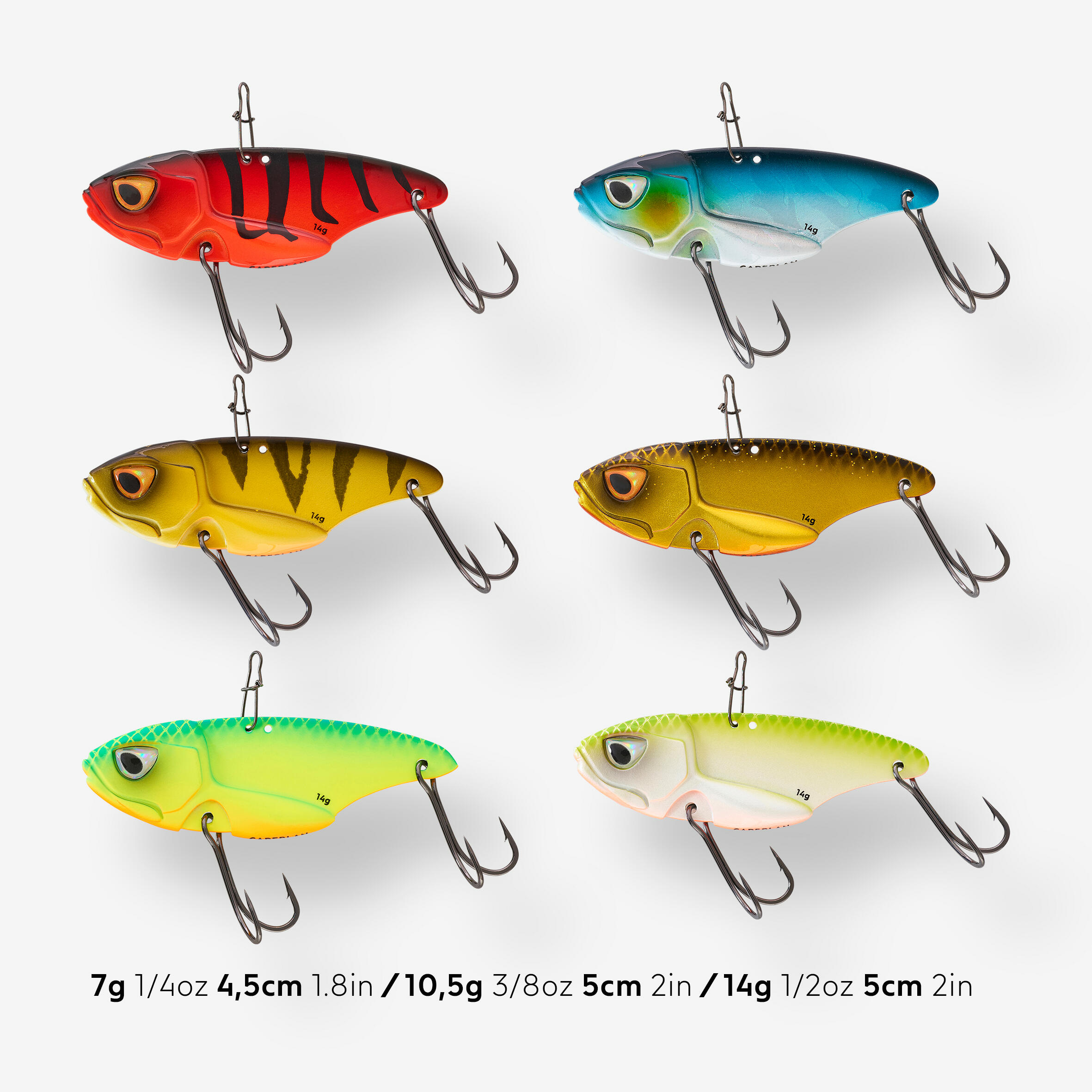 VIBRATING BLADE KEILA BLUE BACK CHART CAPERLAN | Decathlon