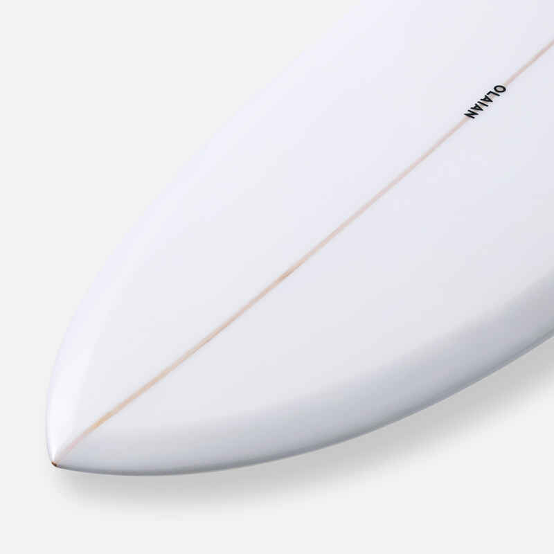 Surfboard 7'4" - 900 mid-length white - Decathlon
