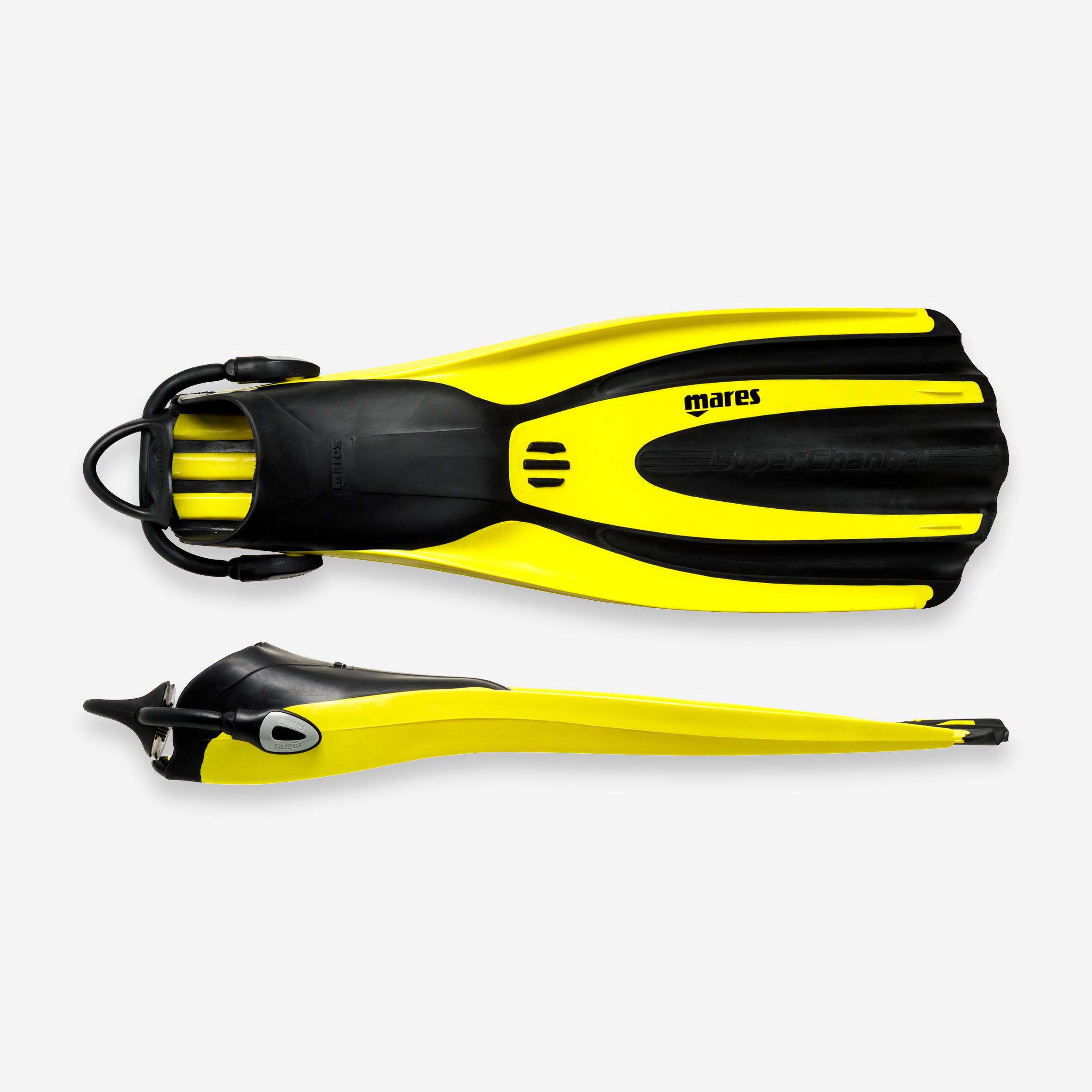 Fins MARES AVANTI SUPER CHANNEL Yellow - Decathlon