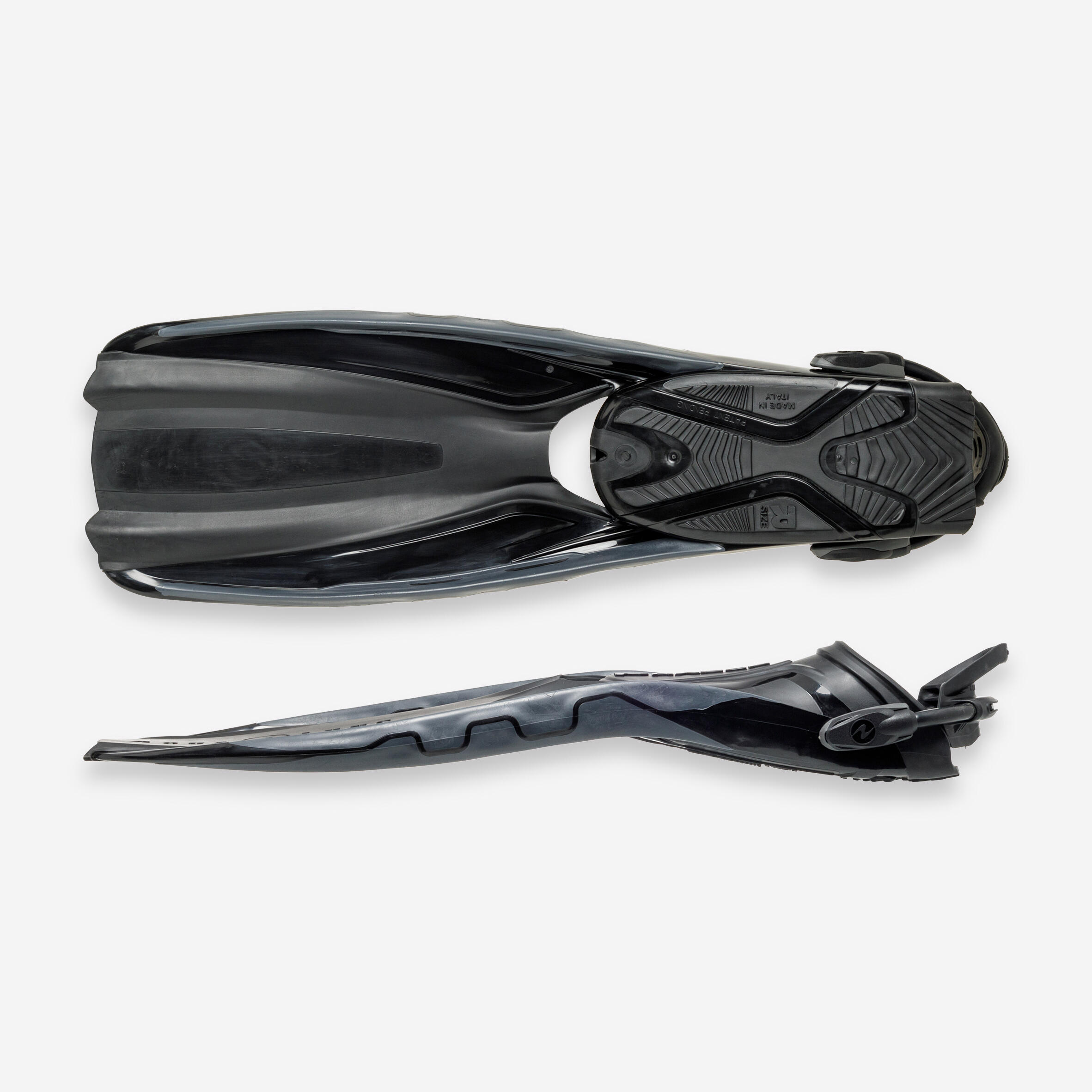 Pinne Corte Nuoto Pinne Subacquea Aqualung Powerflex Unisex Adulto ...