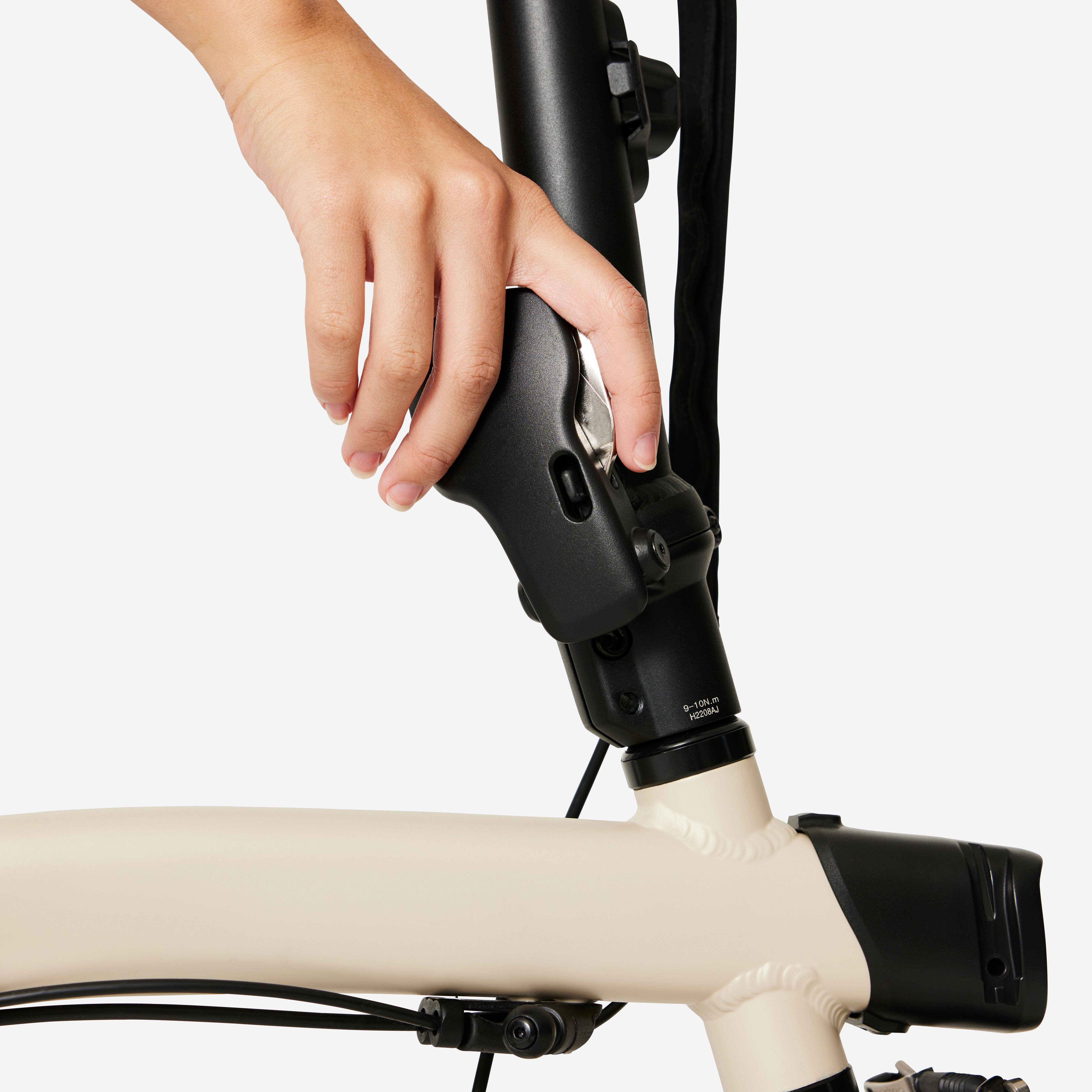 Ultra-Compact Folding Bike Fold Light 1 Second - Beige - Decathlon