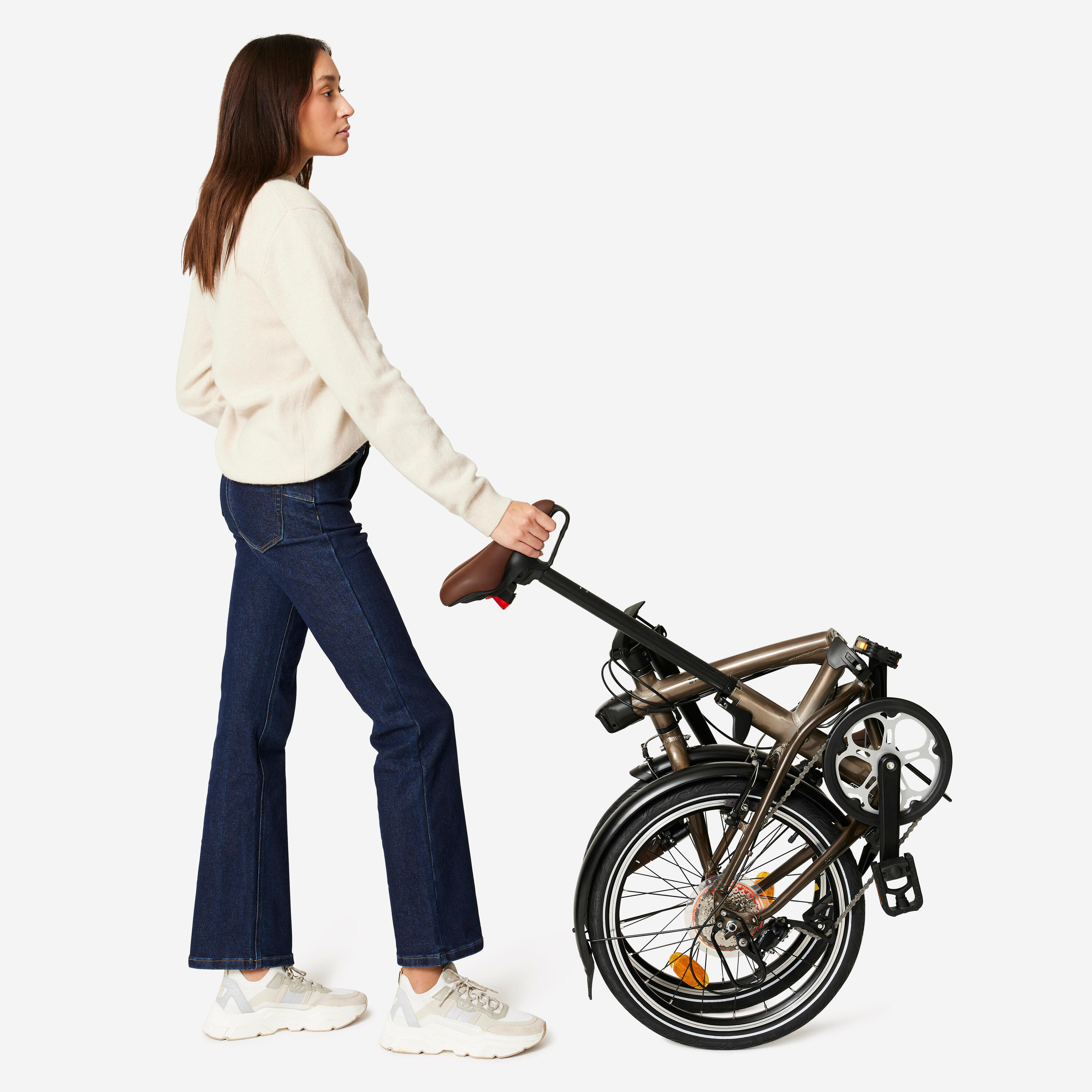 Folding Bike Fold 560 Lacquered Aluminium | Decathlon