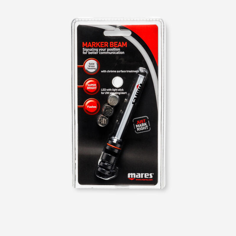 Lampe a eclat Mares MARKER BEAM noir MARES | Decathlon