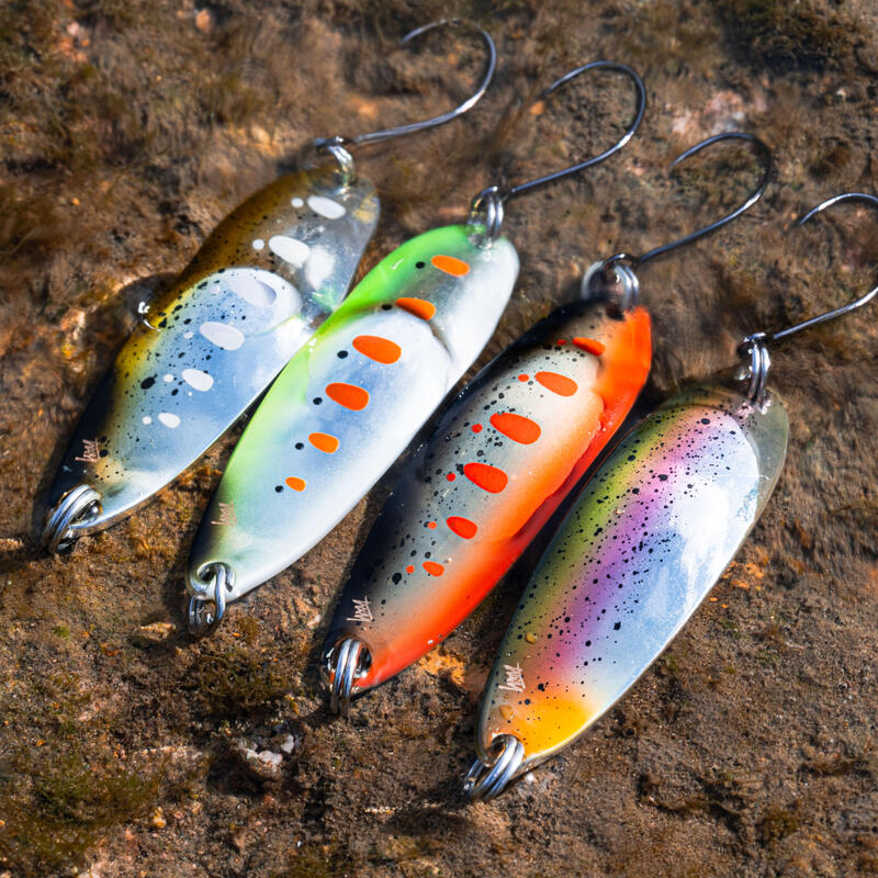 MICRO CUILLER ONDULANTE TRUITE KEA MCO 3,6CM 4,2GR YAMAME CAPERLAN - Decathlon