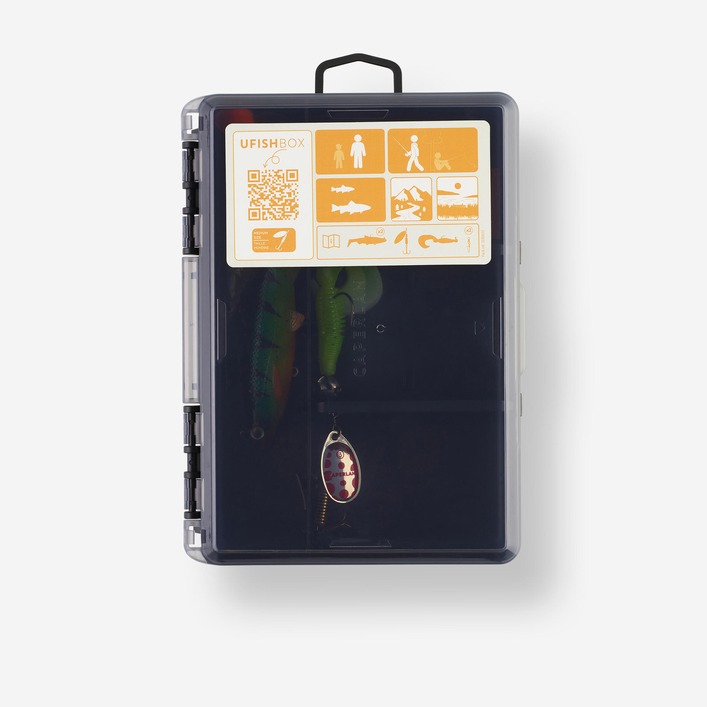 Learning to fish box - UFish Box Lure M/Large Waters - Caperlan - Decathlon