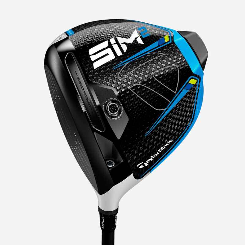 Golf driver left-handed regular - TAYLORMADE SIM2 MAX - Decathlon