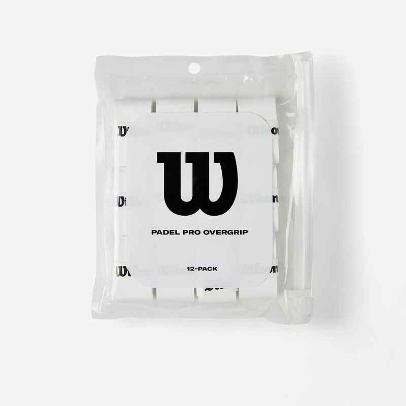 Griffband Padel Wilson - Pro Overgrip 12-er Pack weiss - Decathlon