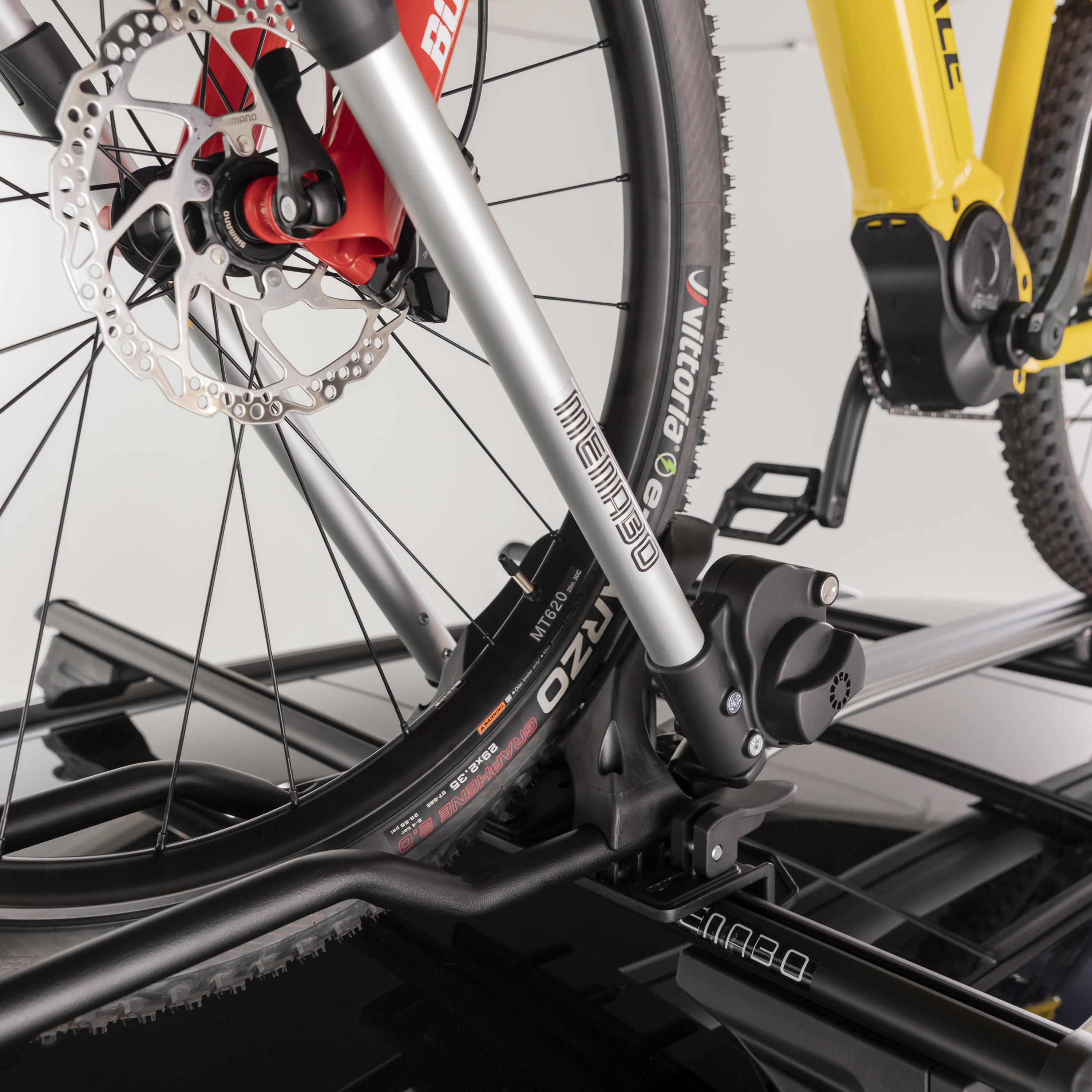 Second Life - 1-Bike Car Roof Bike Carrier Electric Bike Compatible - VERY GOOD MENABO | Decathlon