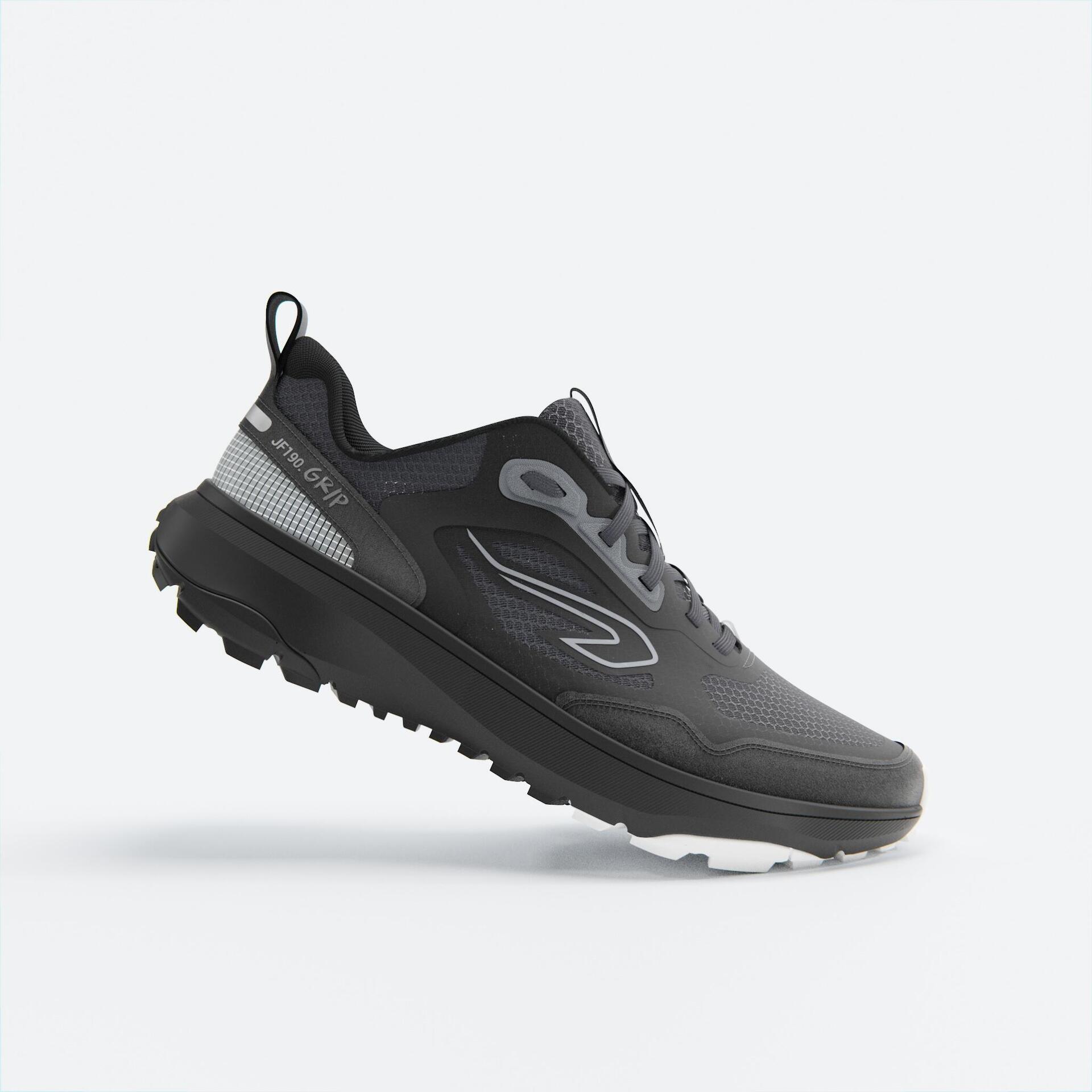 Men's Road & Trail Running Shoes JF190 GRIP - Black/White