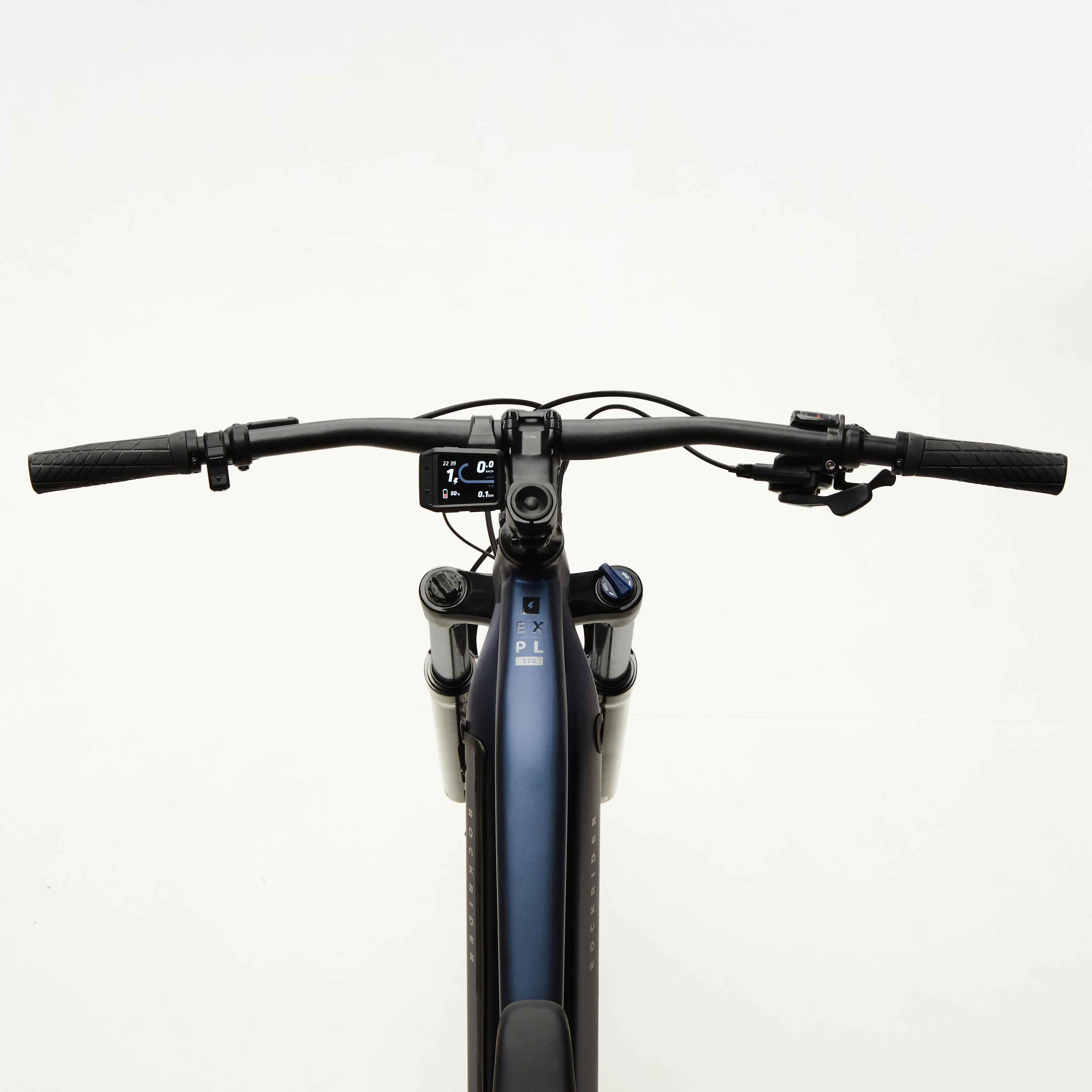 29" Hardtail Electric Mountain Bike E-EXPL 520 - Midnight Blue - Decathlon