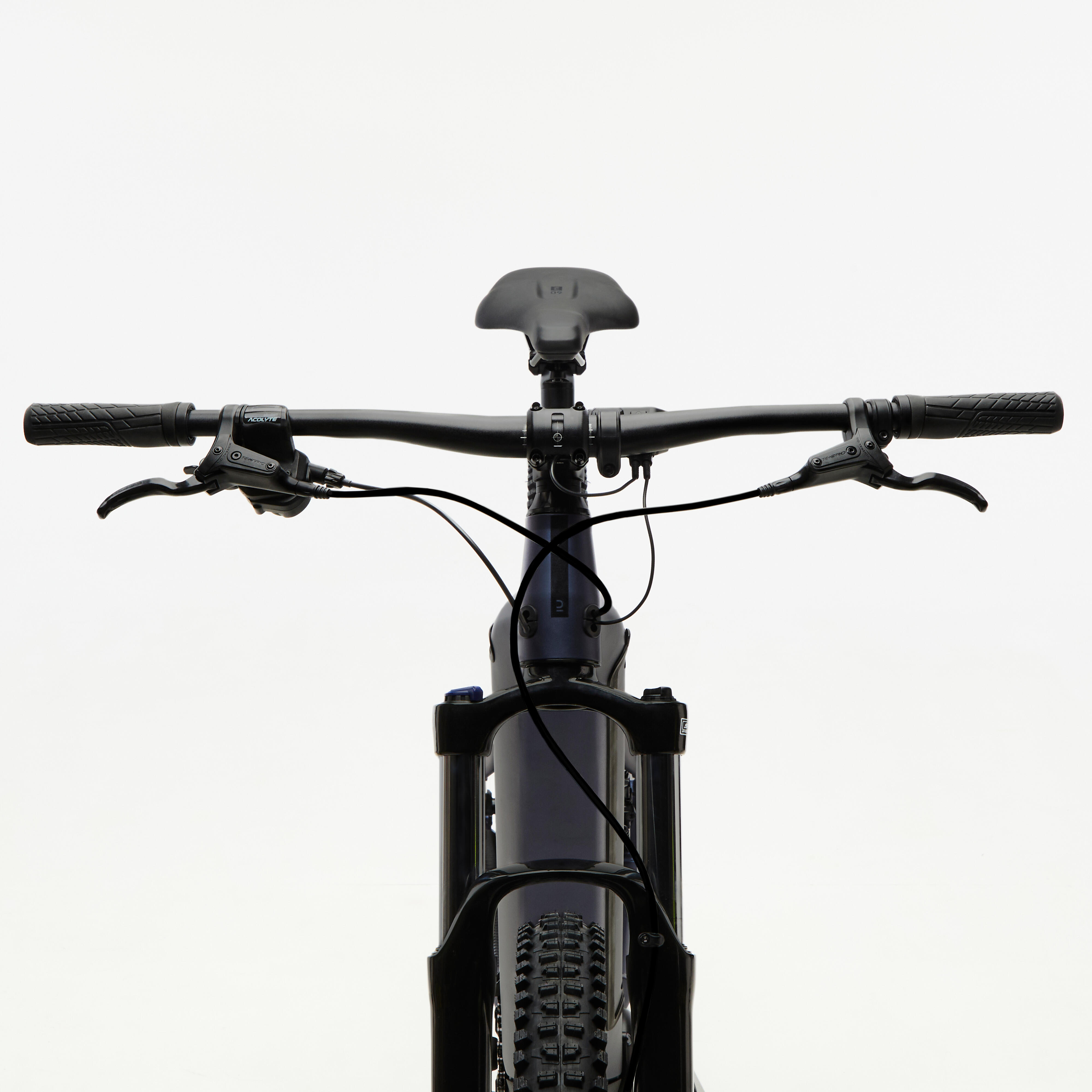 29" Hardtail Electric Mountain Bike E-EXPL 520 - Midnight Blue - Decathlon