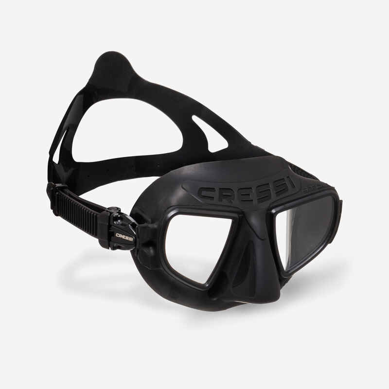 Spearfishing and freediving mask cressi atom black - Decathlon
