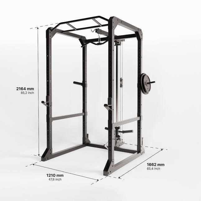 Cage de musculation - power rack 900 CORENGTH | Decathlon
