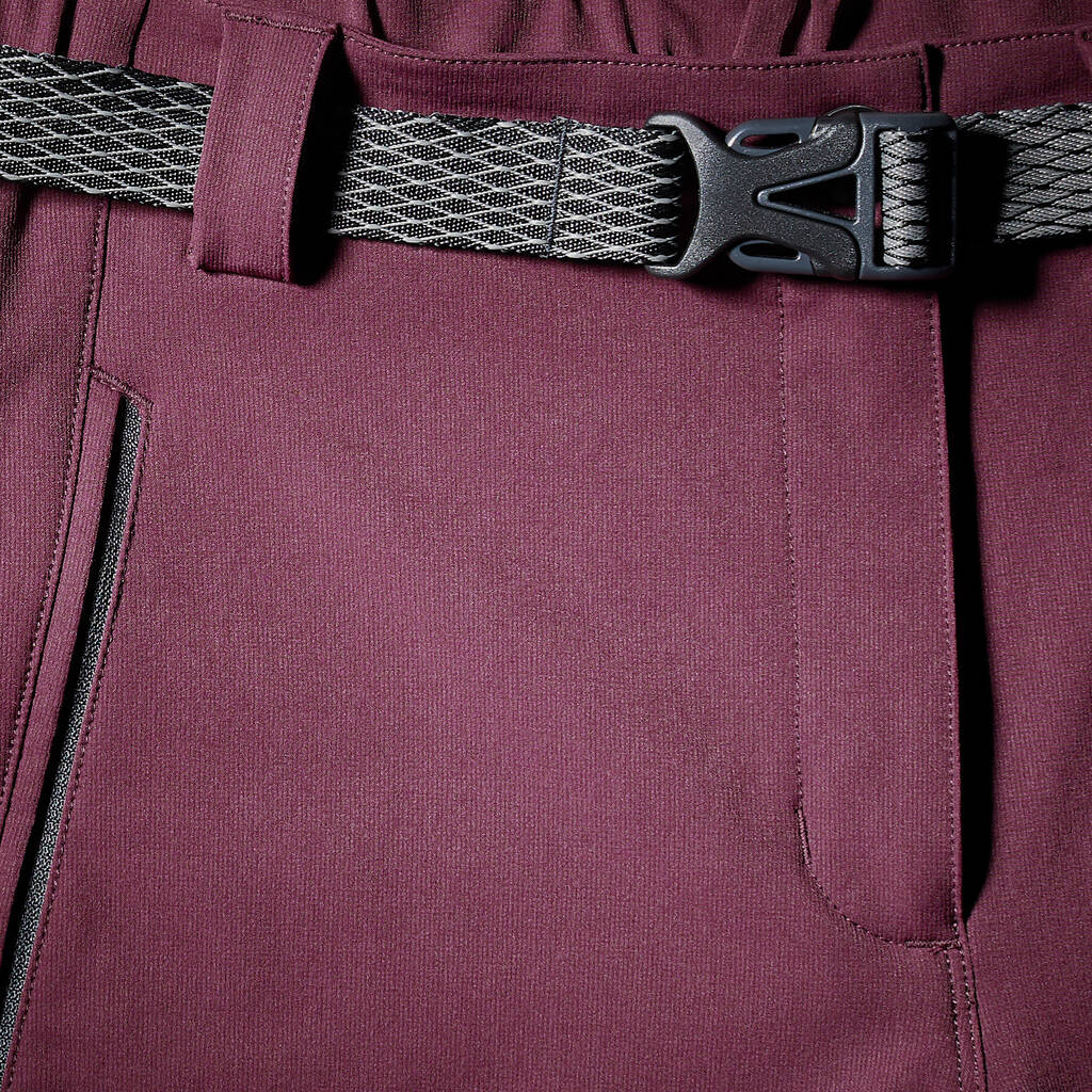 Women Stretchable Wind and Water Resistant Trekking Pants Maroon - MT900