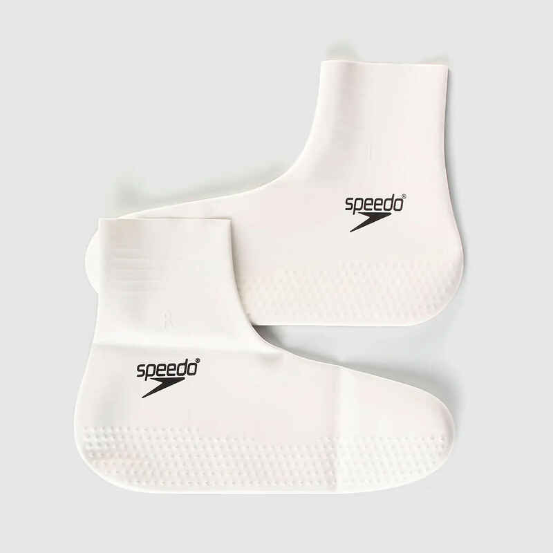 Latex pool socks SPEEDO white - Decathlon