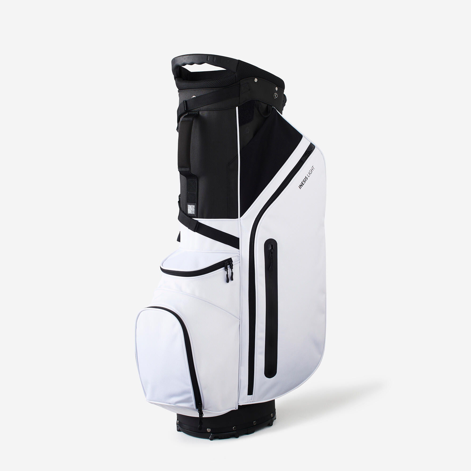 Golf Stand Bag - Inesis White - Snow white, smoked black, smoked black ...