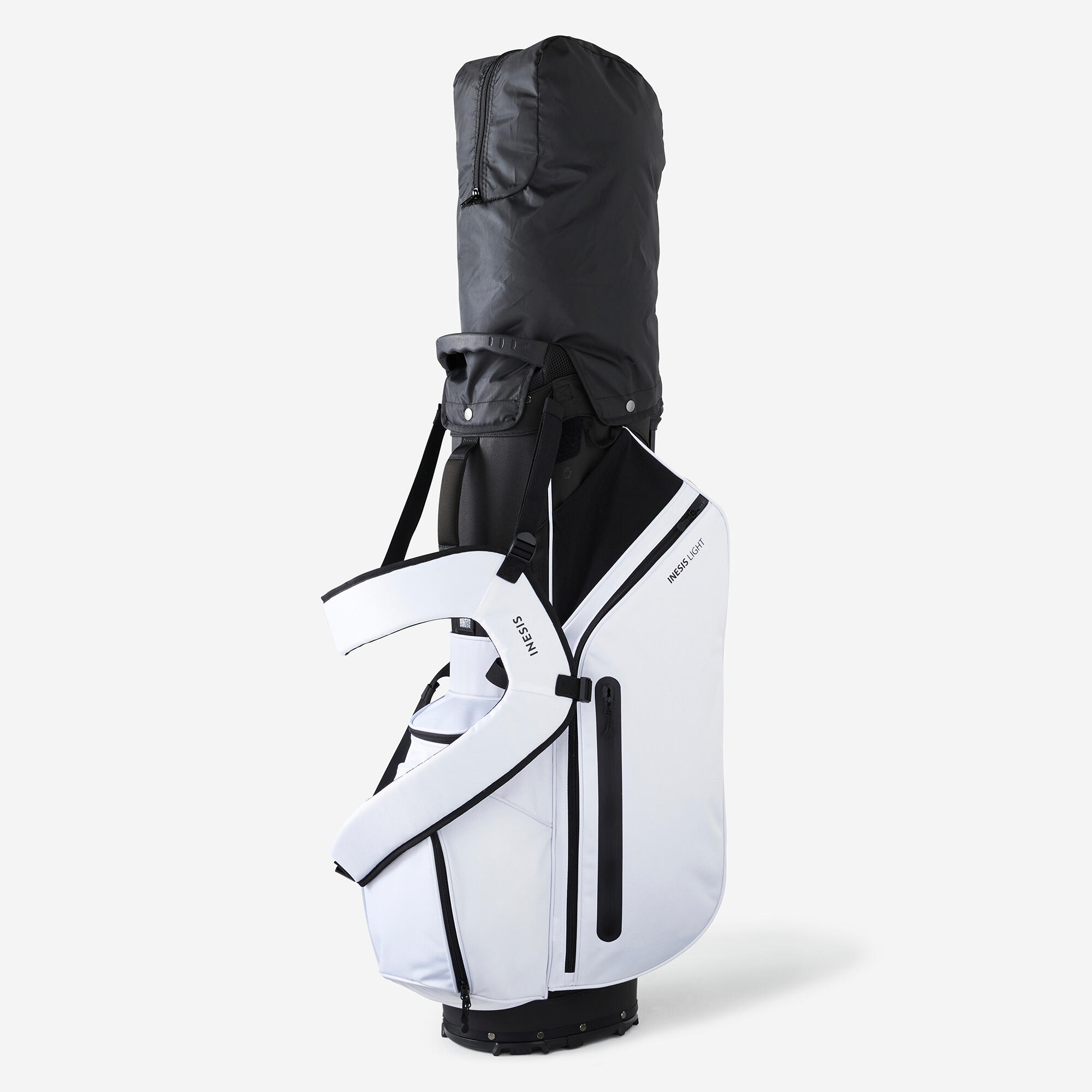Golf Stand Bag - Inesis White - Snow white, smoked black, smoked black ...
